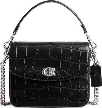 COACH Cassie Croc Embossed Leather Crossbody Bag | Nordstrom