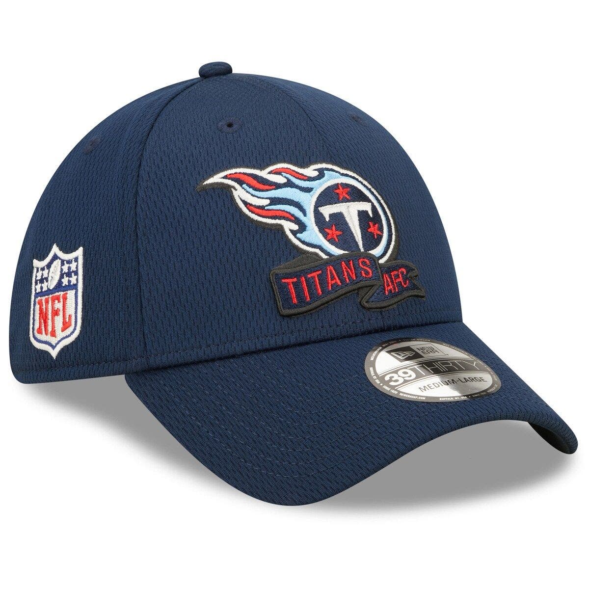 New Era Men's New Era Navy Tennessee Titans 2022 Sideline 39THIRTY ...