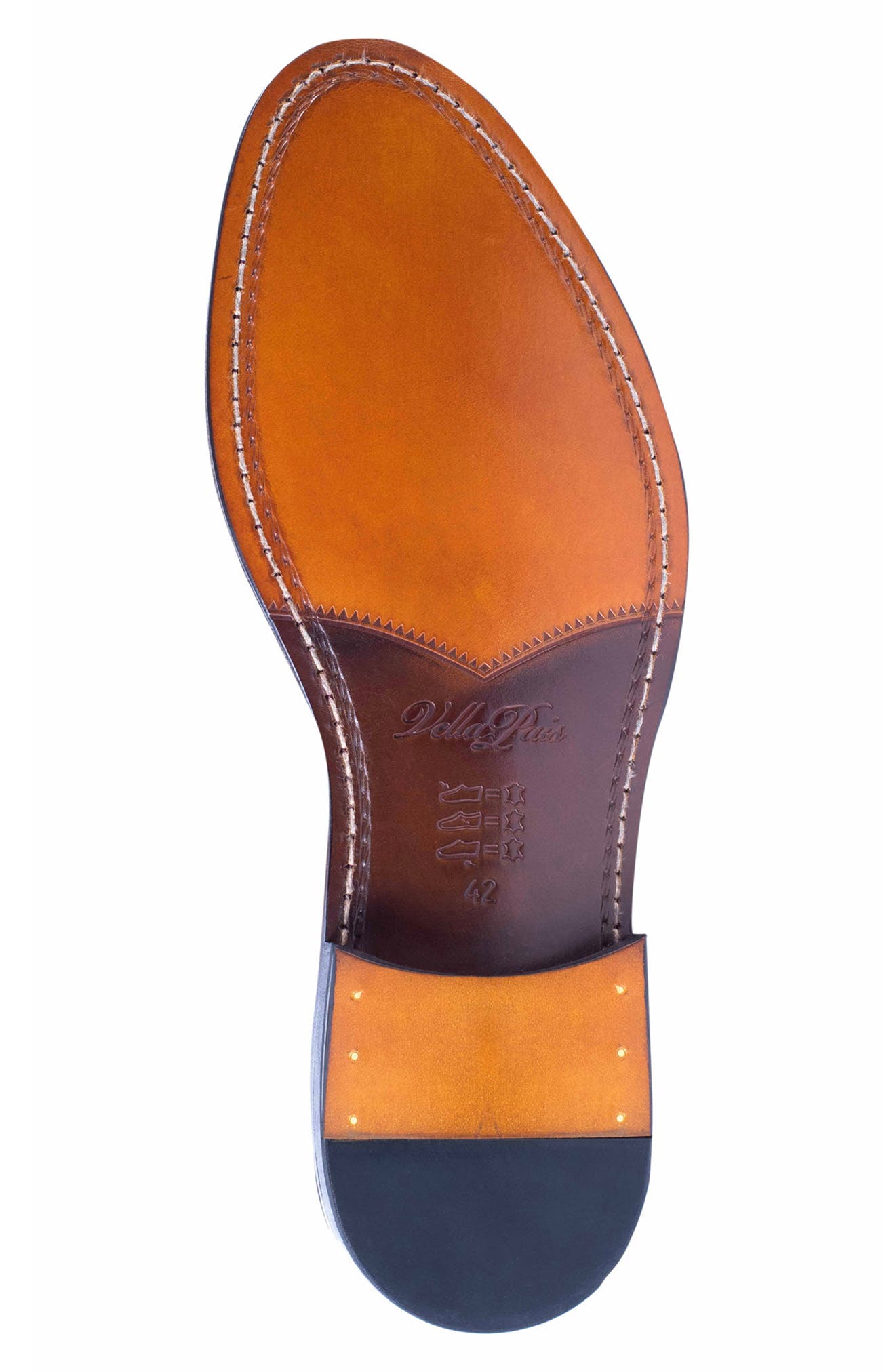 VELLAPAIS Cappy Leather Cap Toe Derby | Nordstromrack