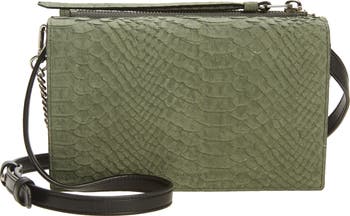 AllSaints Fetch Leather Wallet on a Chain | Nordstromrack