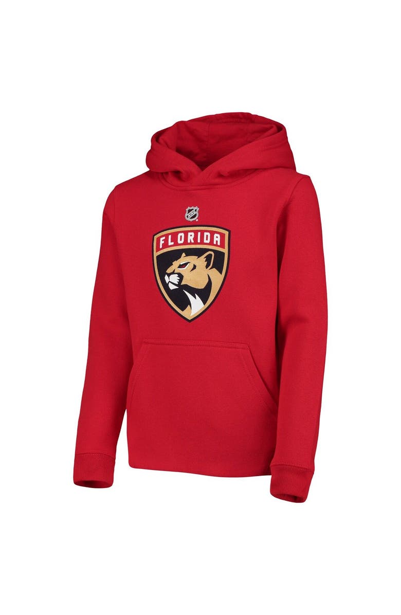 Outerstuff Youth Red Florida Panthers Primary Logo Pullover Hoodie ...