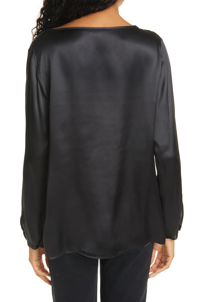 SEVENTY VENEZIA Cowl Neck Silk Blouse | Nordstromrack