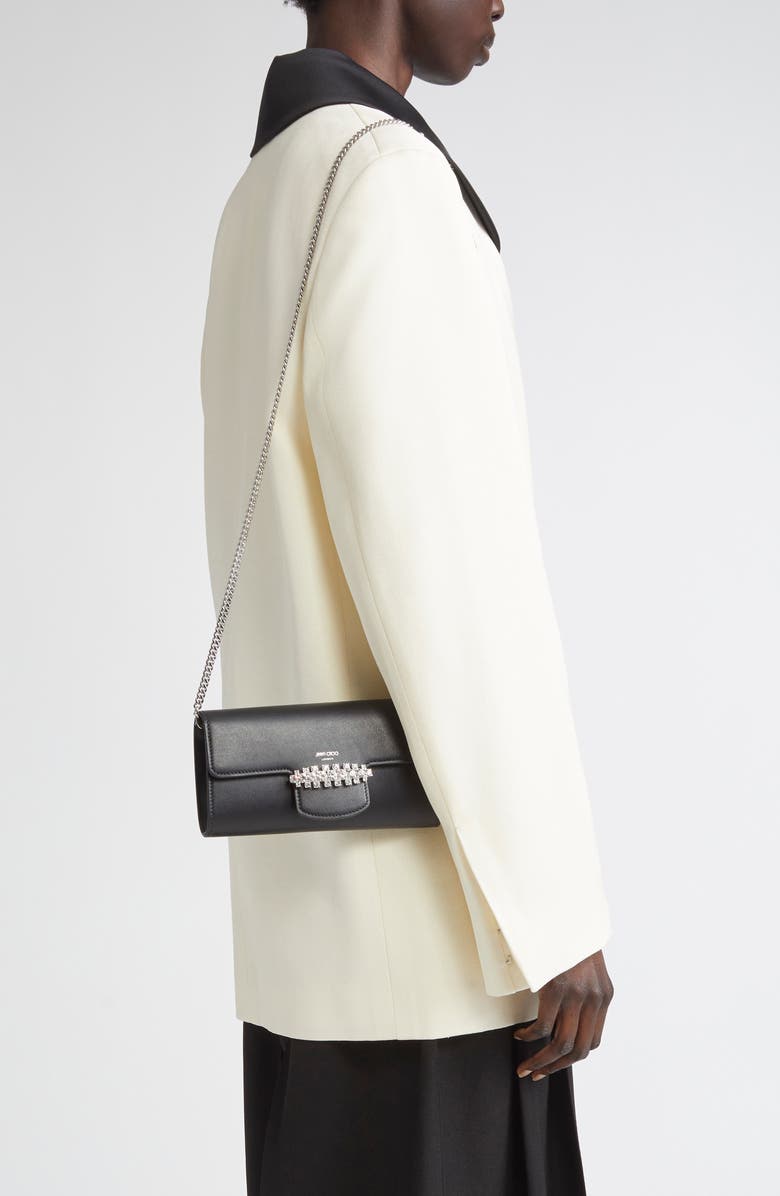 Jimmy Choo Bing Leather Wallet on a Chain | Nordstrom