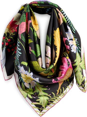 Echo Oasis Silk Square Scarf | Nordstrom