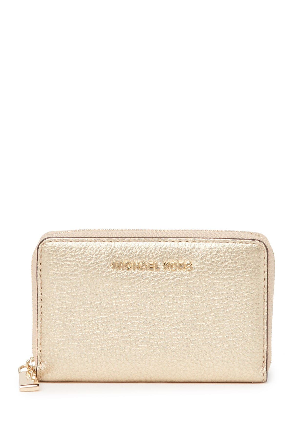 MICHAEL Michael Kors Jet Set Zip Around Card Case | Nordstromrack