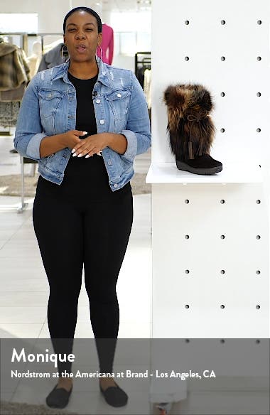 Pajar 'Fox Trot' Genuine Fox Fur & Calf Hair Boot (Women) | Nordstrom