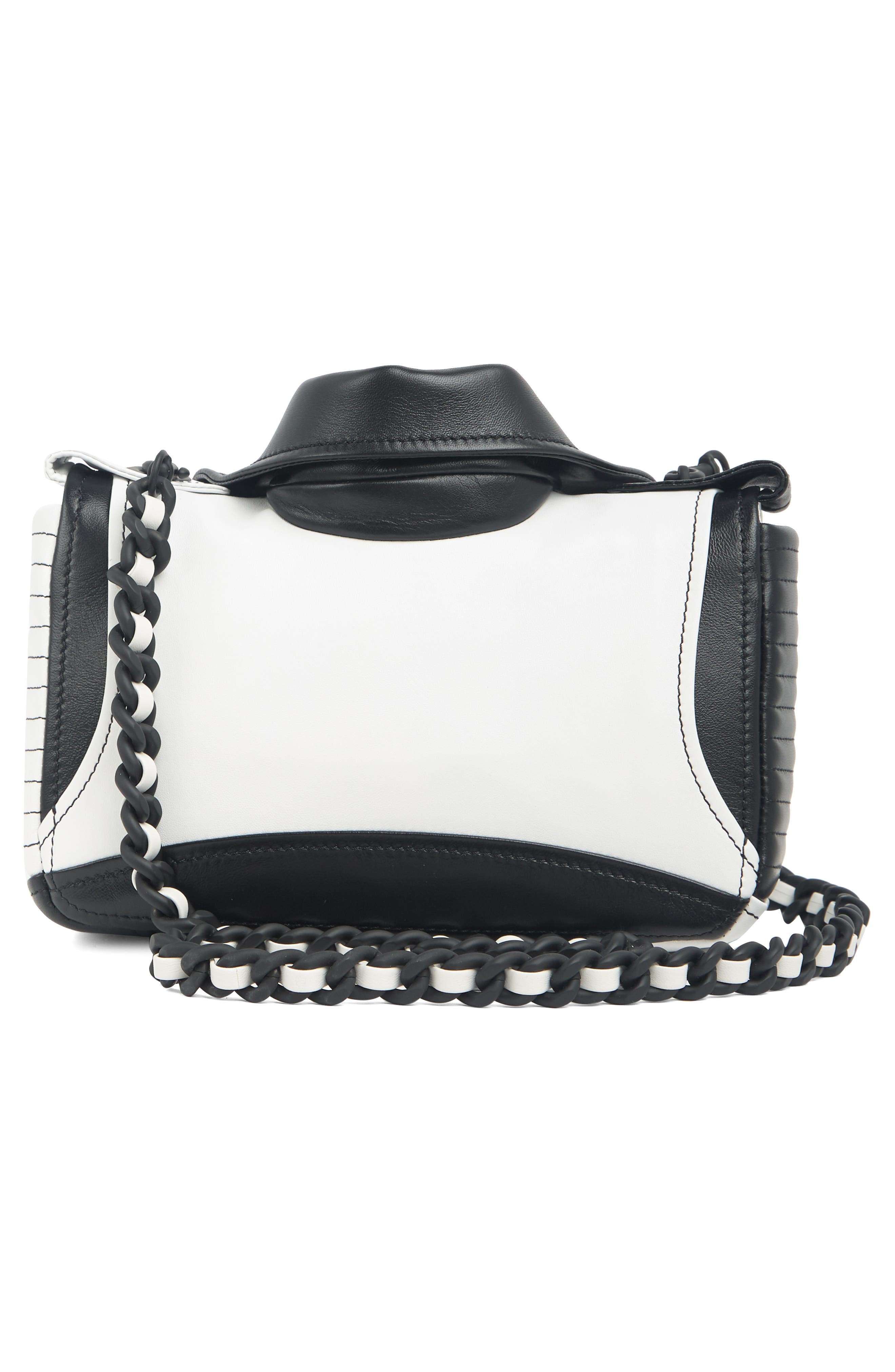 Moschino Biker Jacket Leather Crossbody Bag | Nordstromrack
