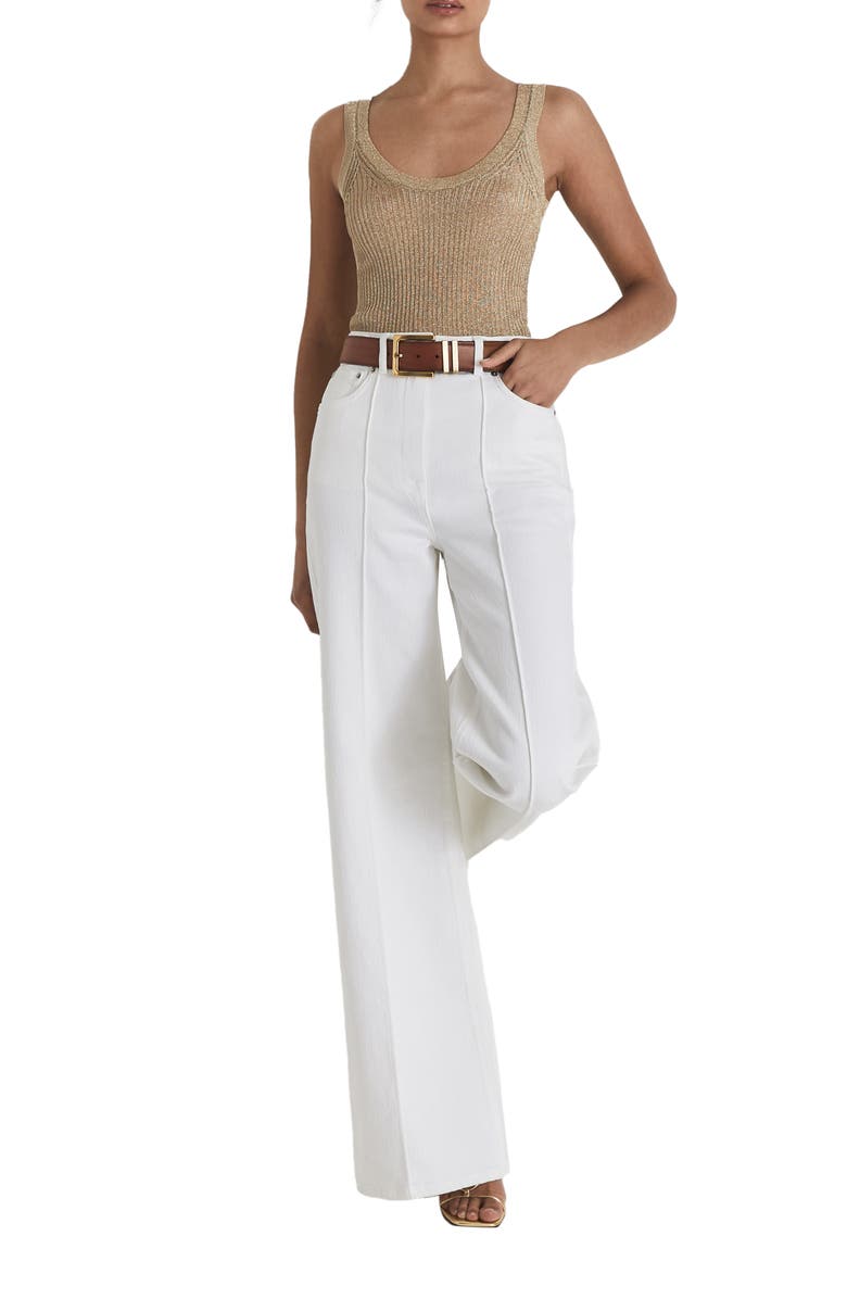 Reiss Simone High Waist Wide Leg Jeans | Nordstromrack