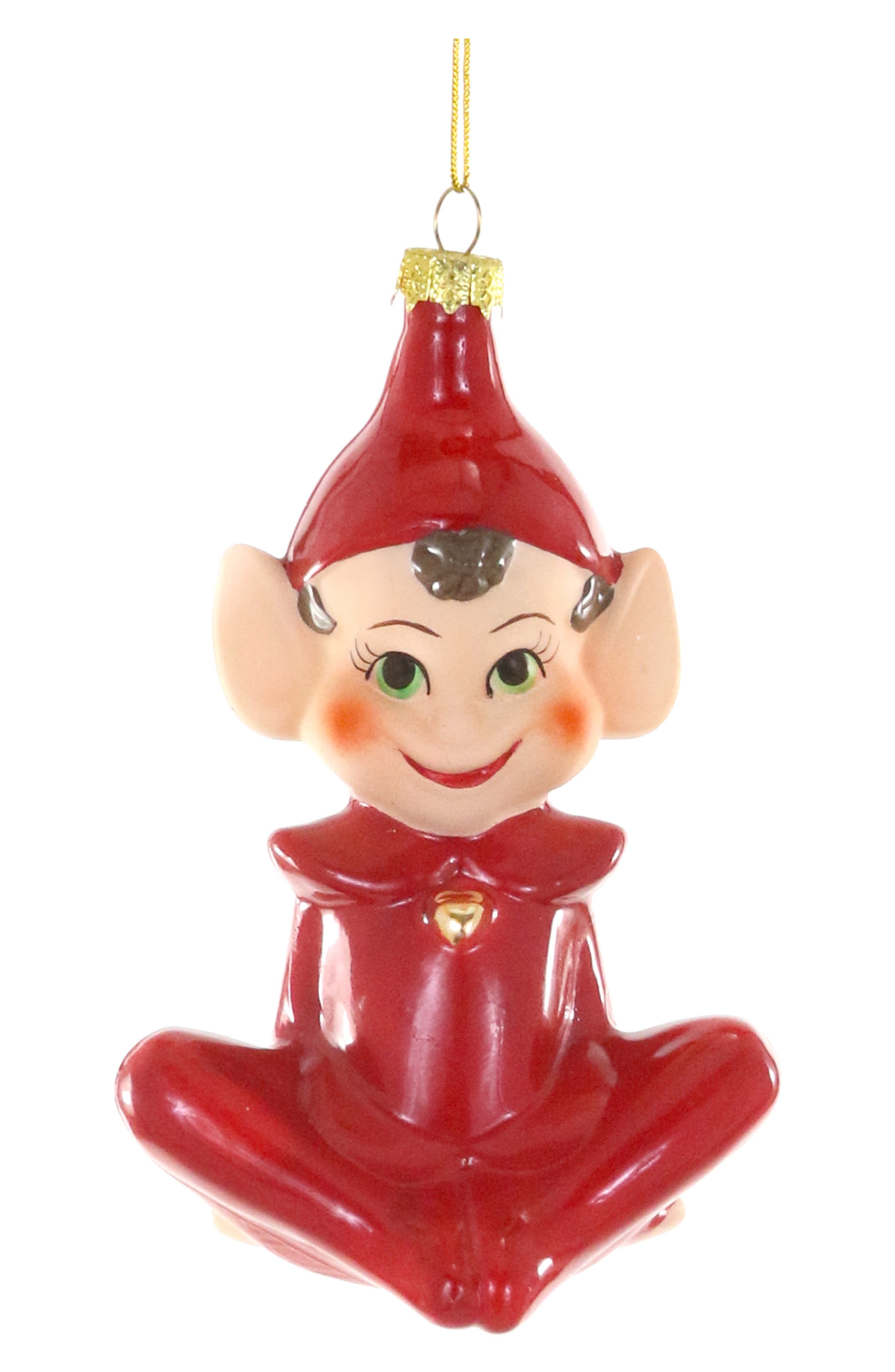 Cody Foster & Co. Elf Glass Ornament | Nordstrom