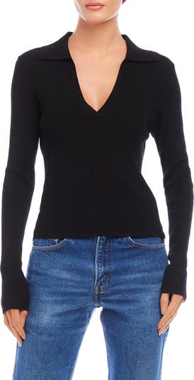 FIFTEEN TWENTY Rory Collar Rib Sweater | Nordstrom