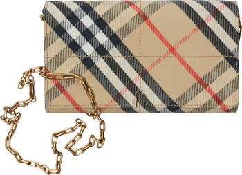 Burberry Snip Chain Strap Wallet | Nordstrom