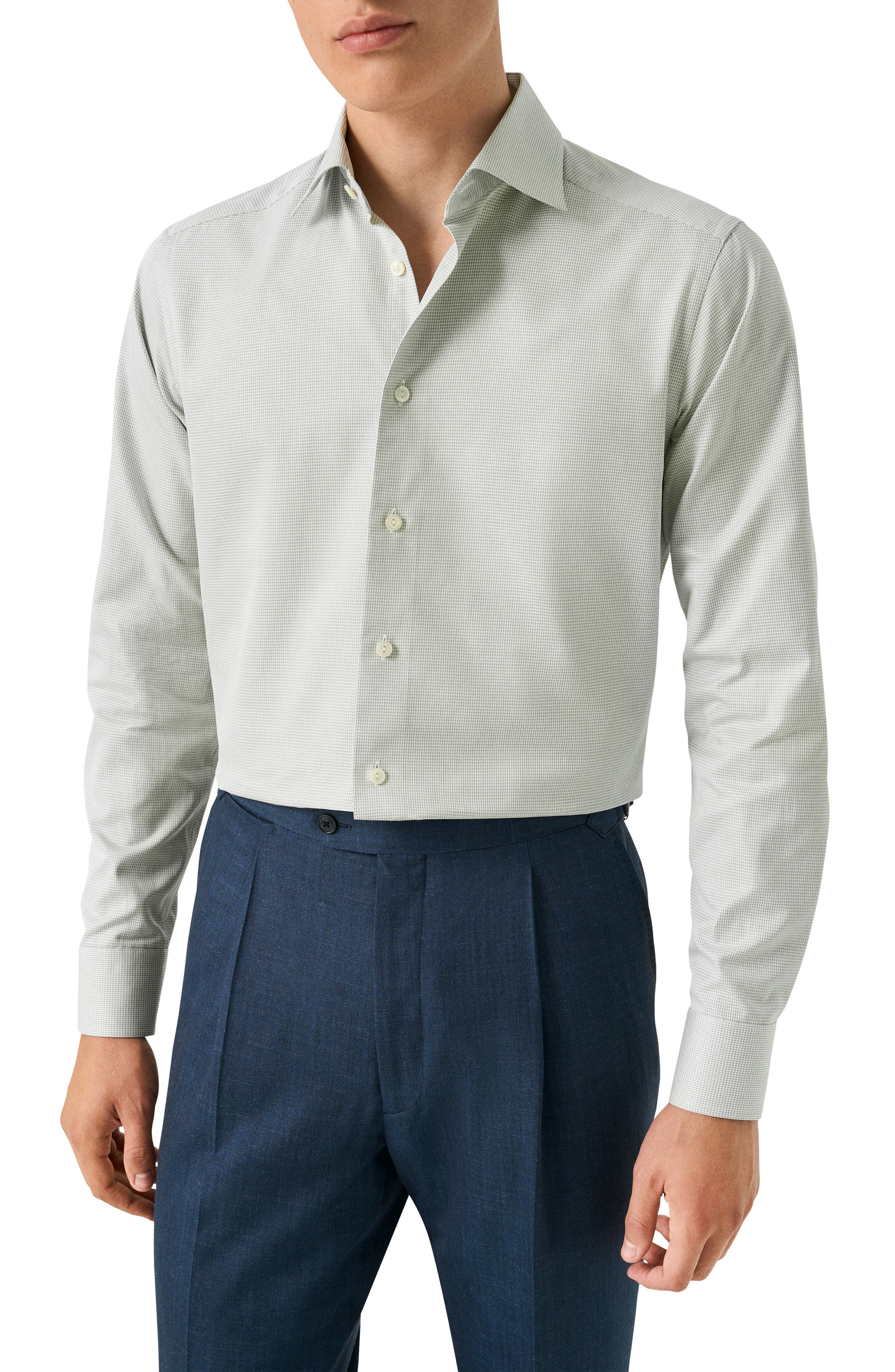 Eton Contemporary Fit Signature Twill Button-Up Shirt | Nordstrom