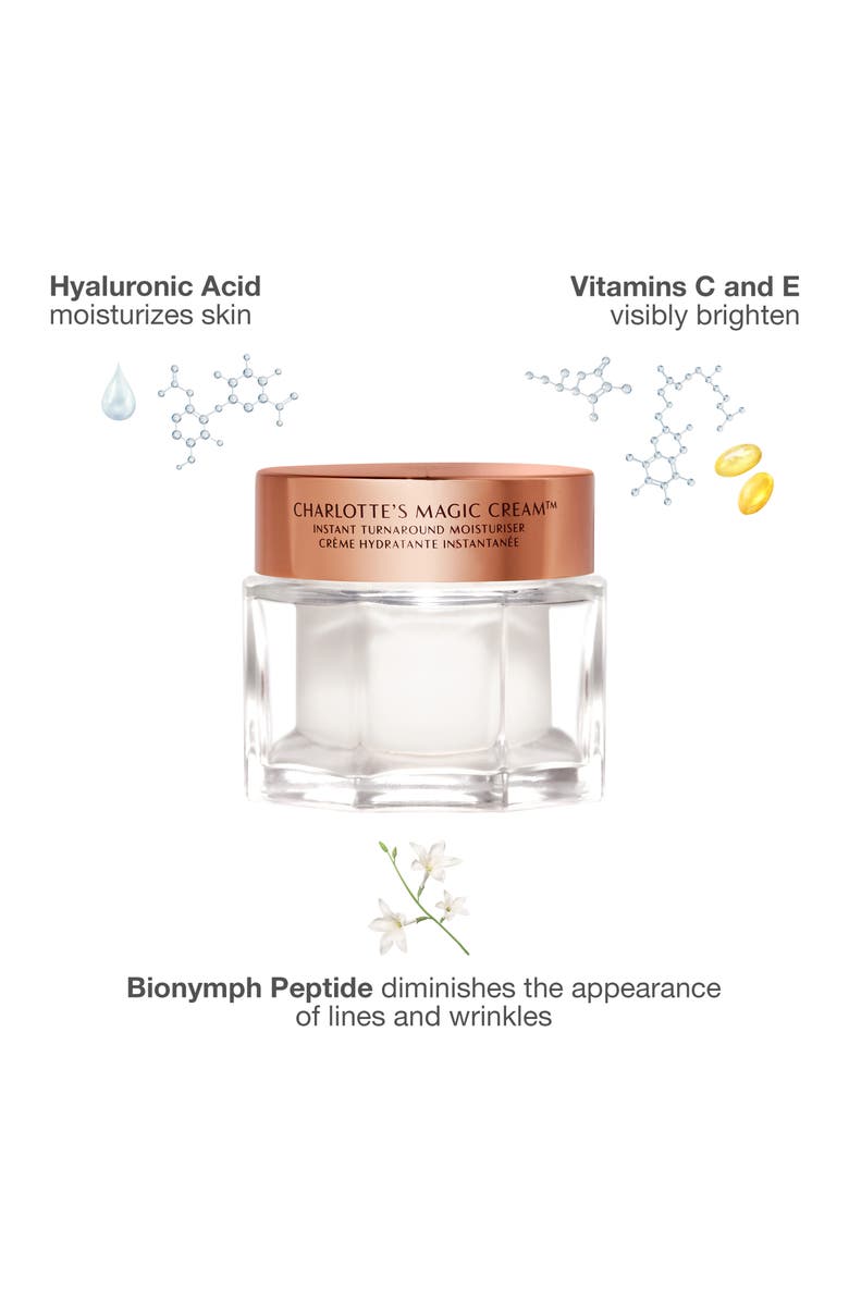 Charlotte Tilbury Refillable Magic Cream Face Moisturizer & Refill Set ...