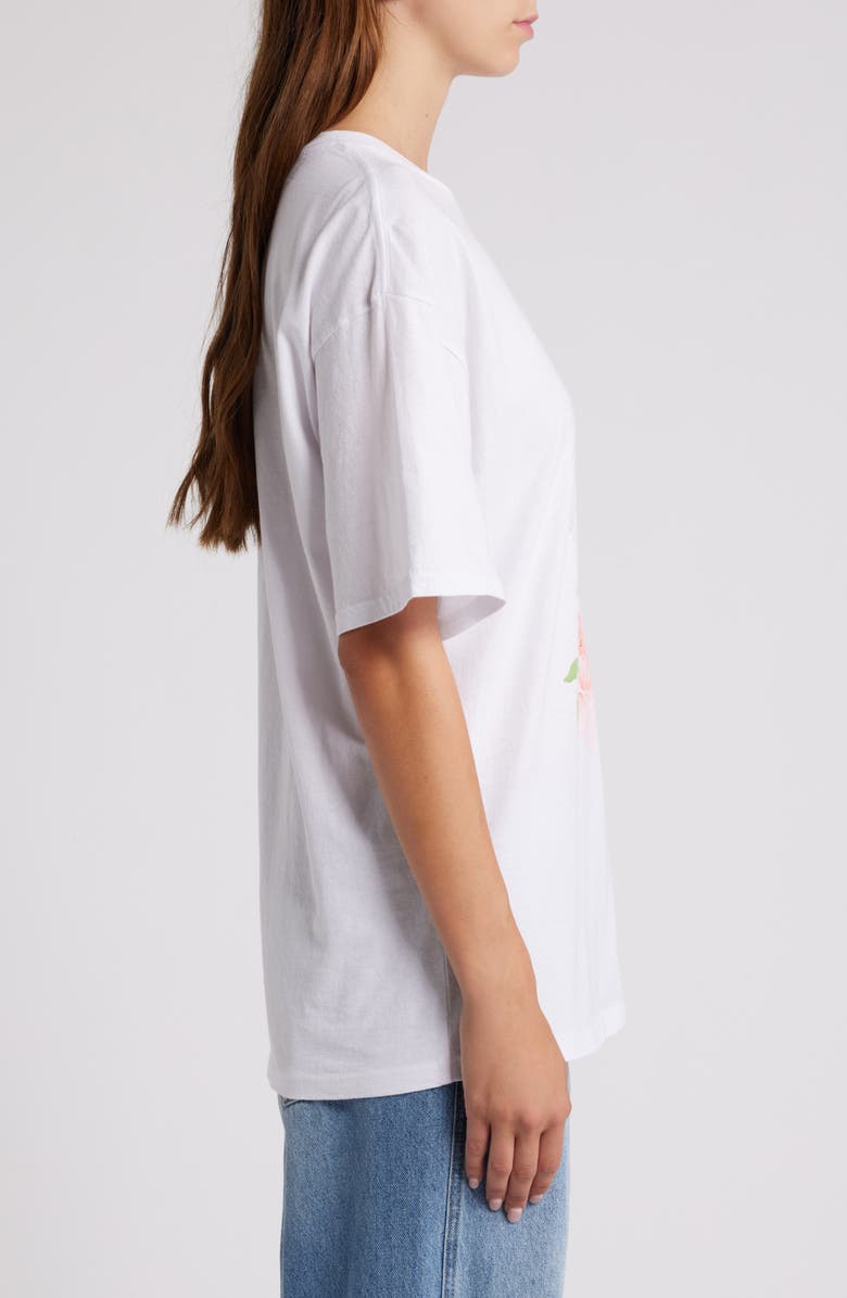 GOLDEN HOUR White Cat Roses Cotton Graphic T-Shirt | Nordstromrack