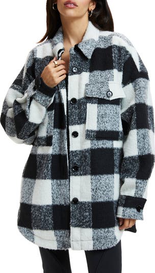 Good American Plaid Shacket | Nordstromrack