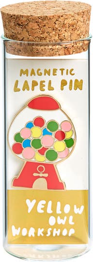 Yellow Owl Workshop Gumballs Enamel Lapel Pin | Nordstromrack