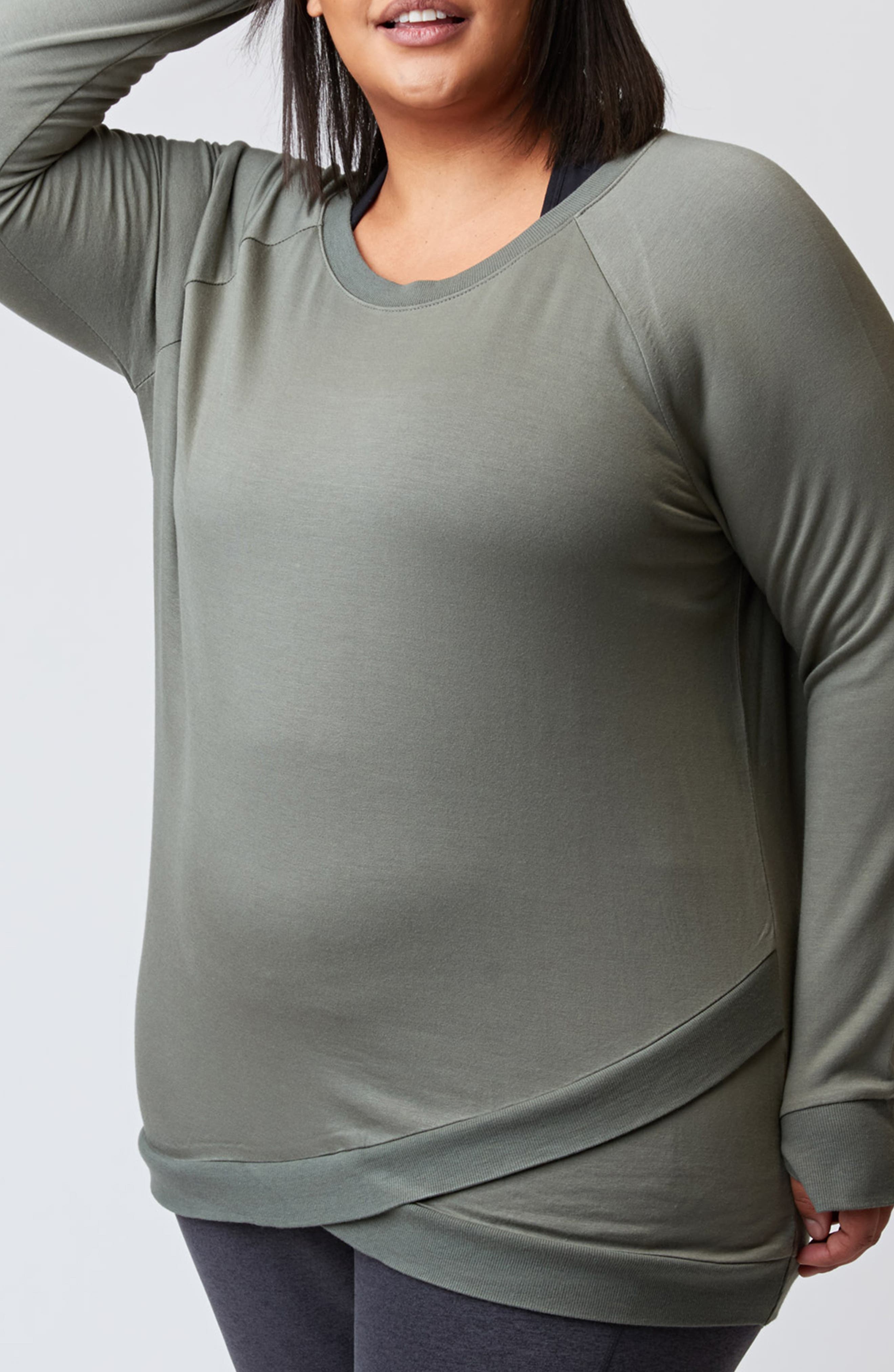 Threads 4 Thought Feather Fleece Long Sleeve Tunic Top | Nordstromrack