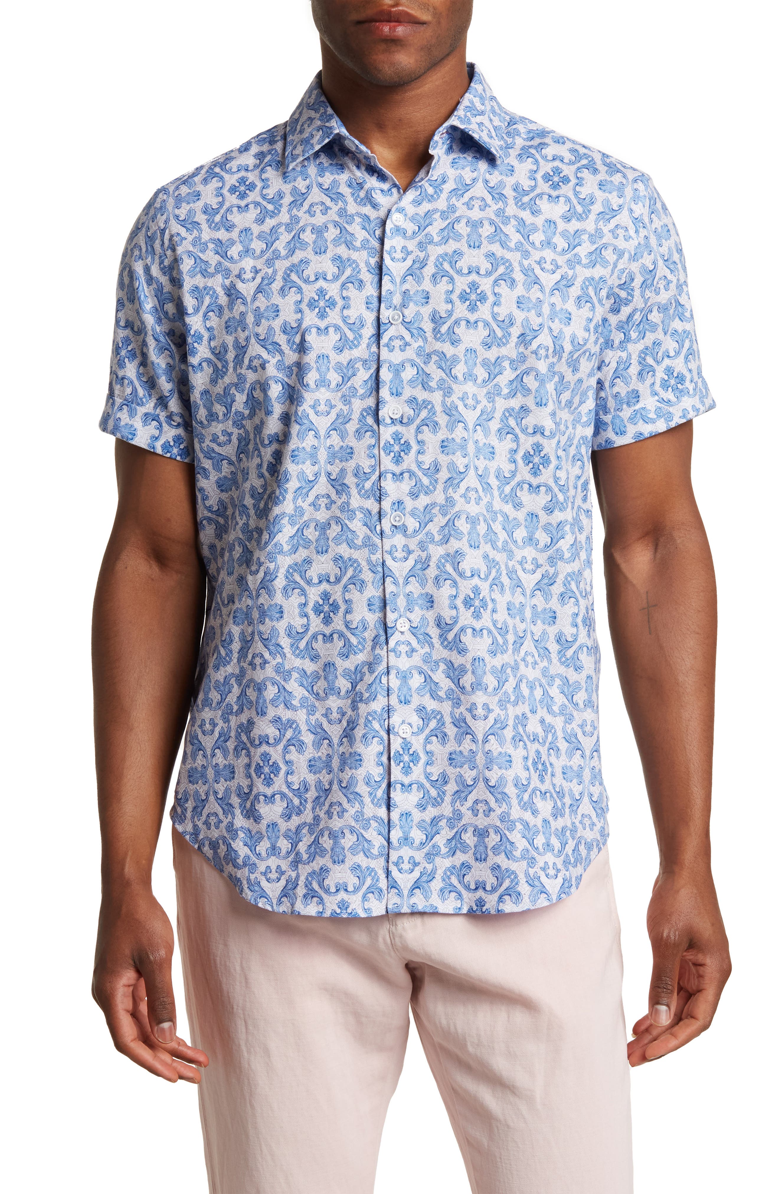 Robert Graham Fitzy Short Sleeve Shirt | Nordstromrack