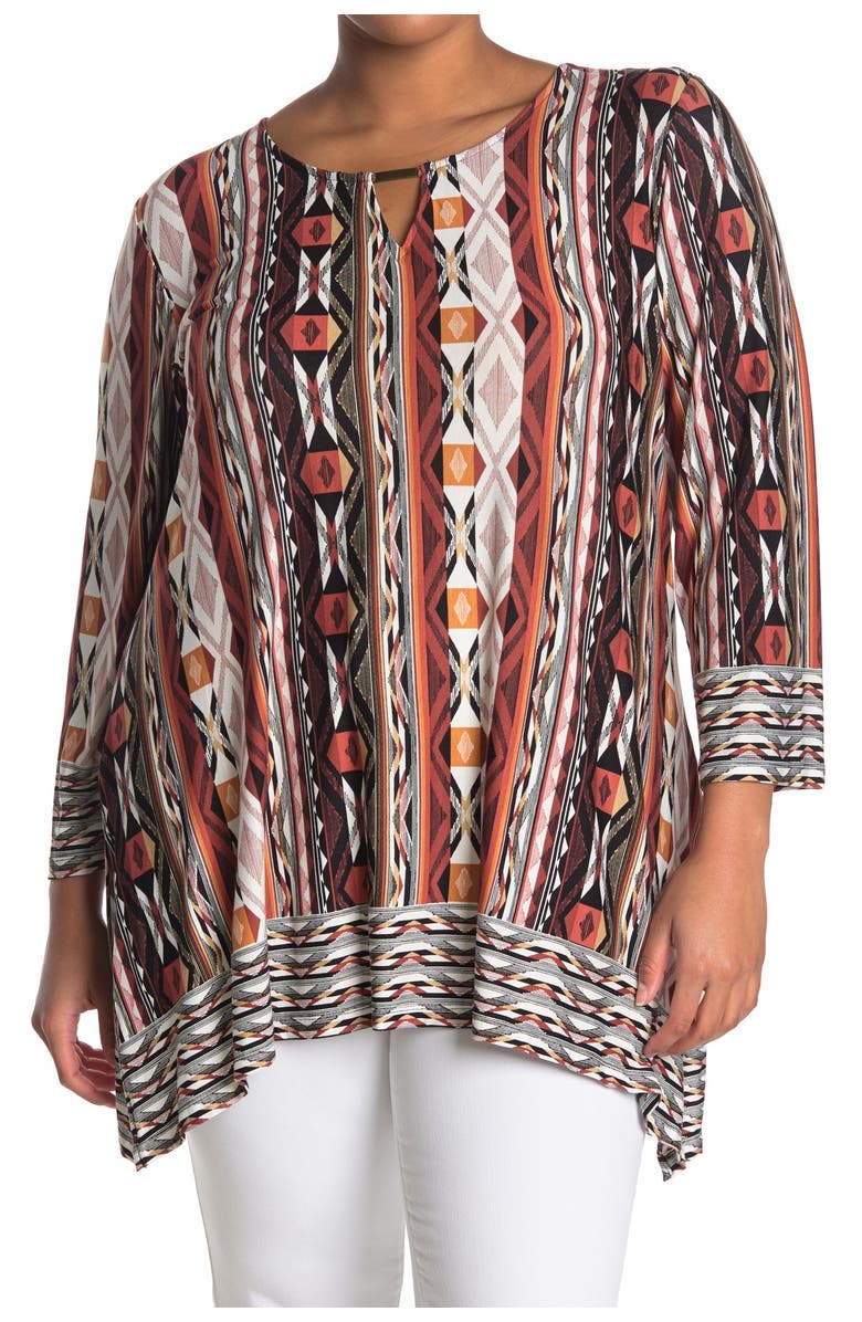 RUBY RD Geo Printed Tunic | Nordstromrack