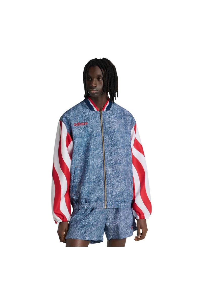 Men's adidas Blue USA 1994 Denim Graphic Full-Zip Track Jacket (Men ...