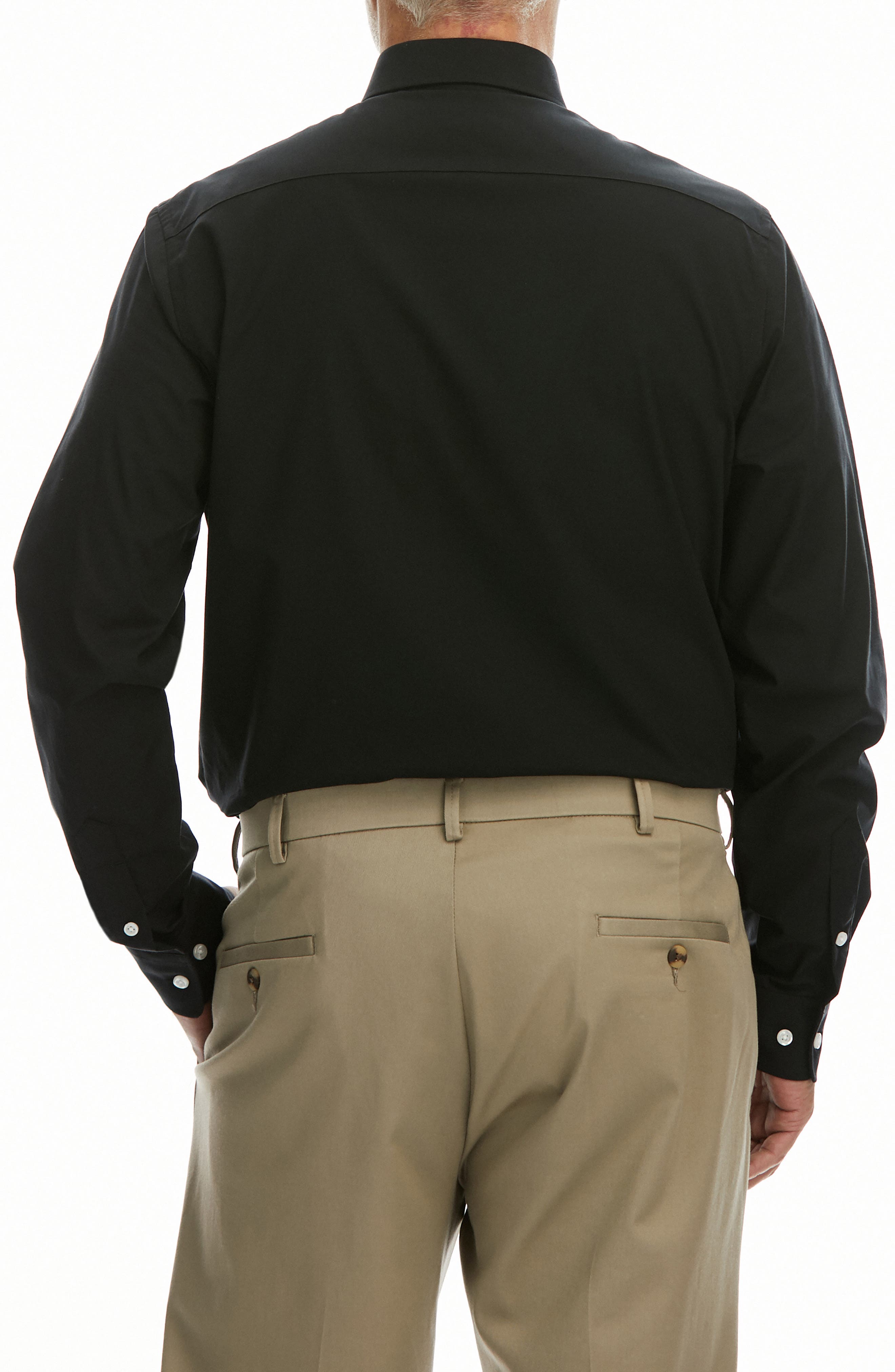 HAGGAR Classic Fit Stretch Cotton Performance Dress Shirt | Nordstromrack
