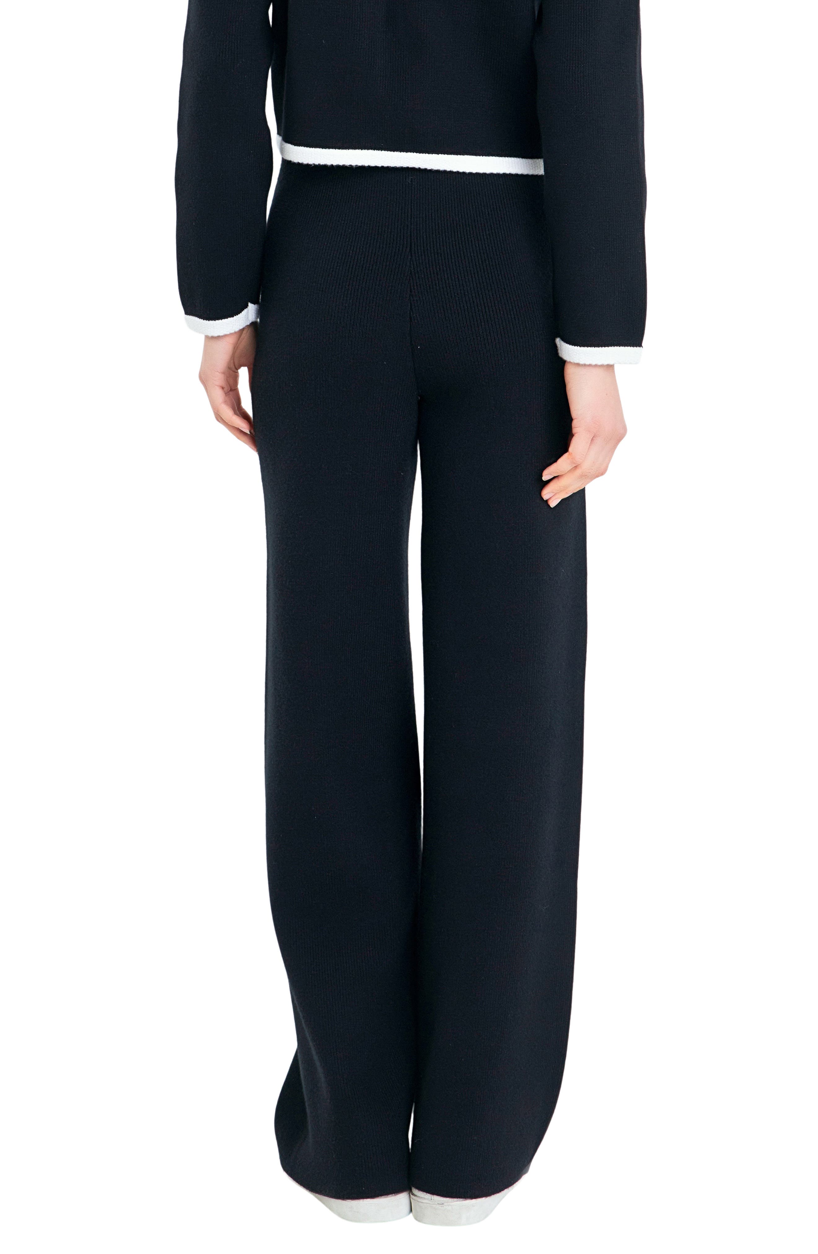 English Factory Contrast Detail Sweater Knit Pants | Nordstrom