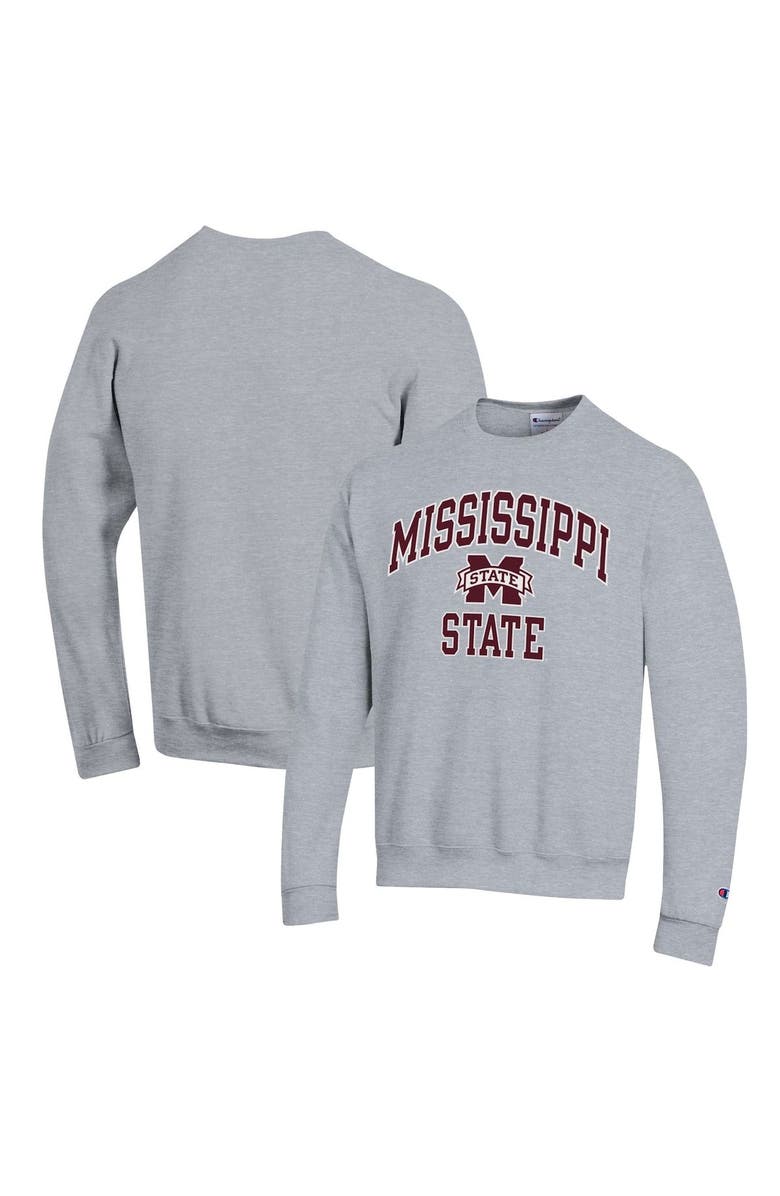 Champion Men's Champion Heather Gray Mississippi State Bulldogs High ...