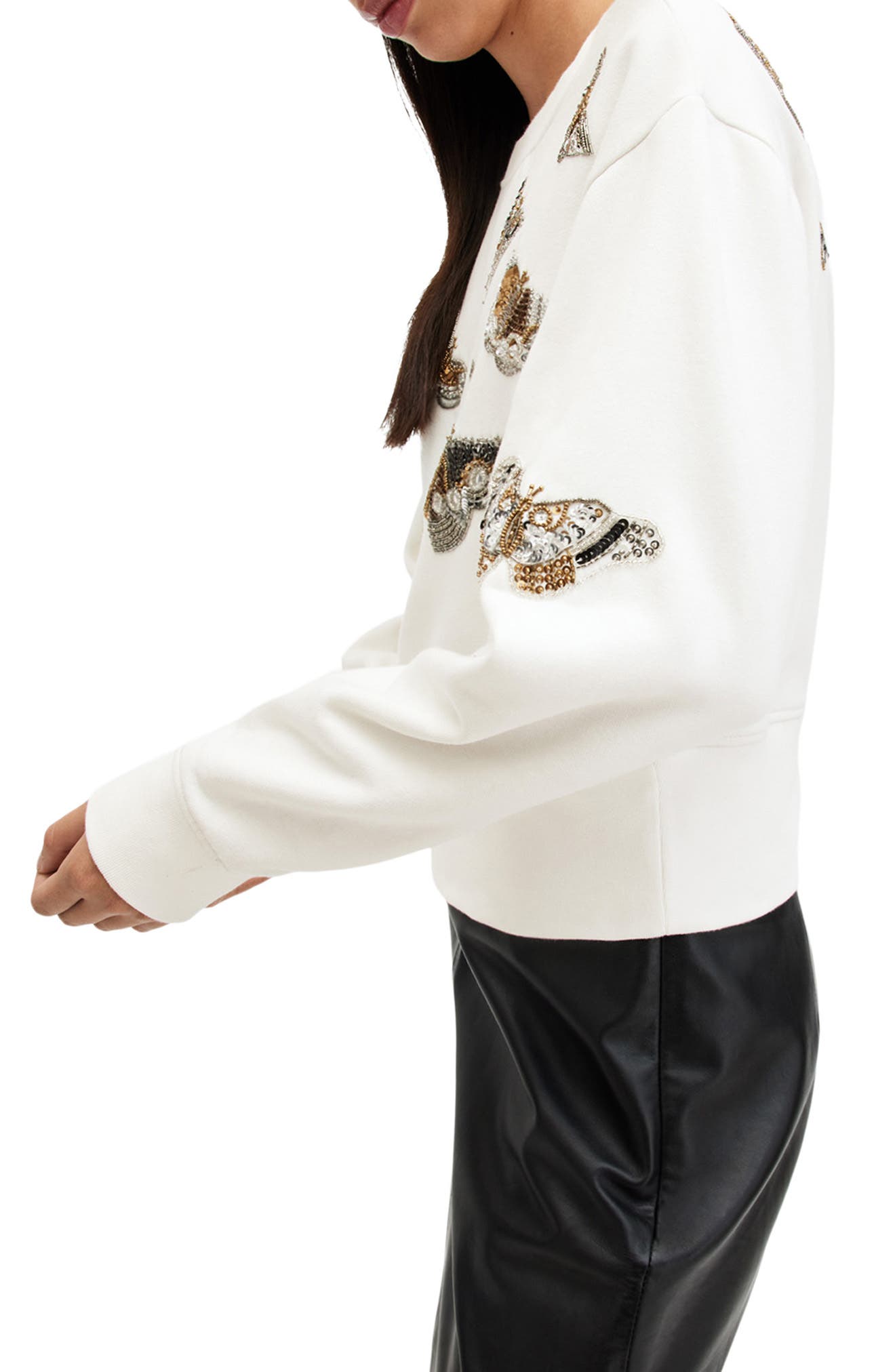 AllSaints Separo Diana Sweatshirt | Nordstromrack