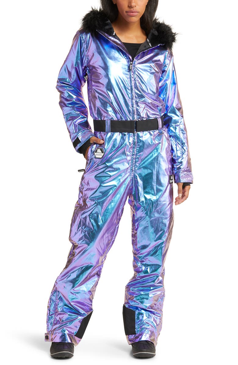 TIPSY ELVES Waterproof Hooded Snowsuit with Faux Fur Trim | Nordstrom