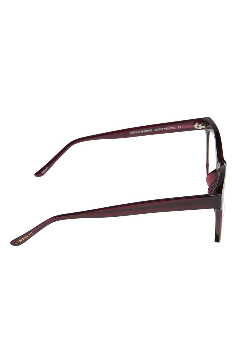 DIFF Willa 52mm Cat Eye Reading Glasses | Nordstromrack
