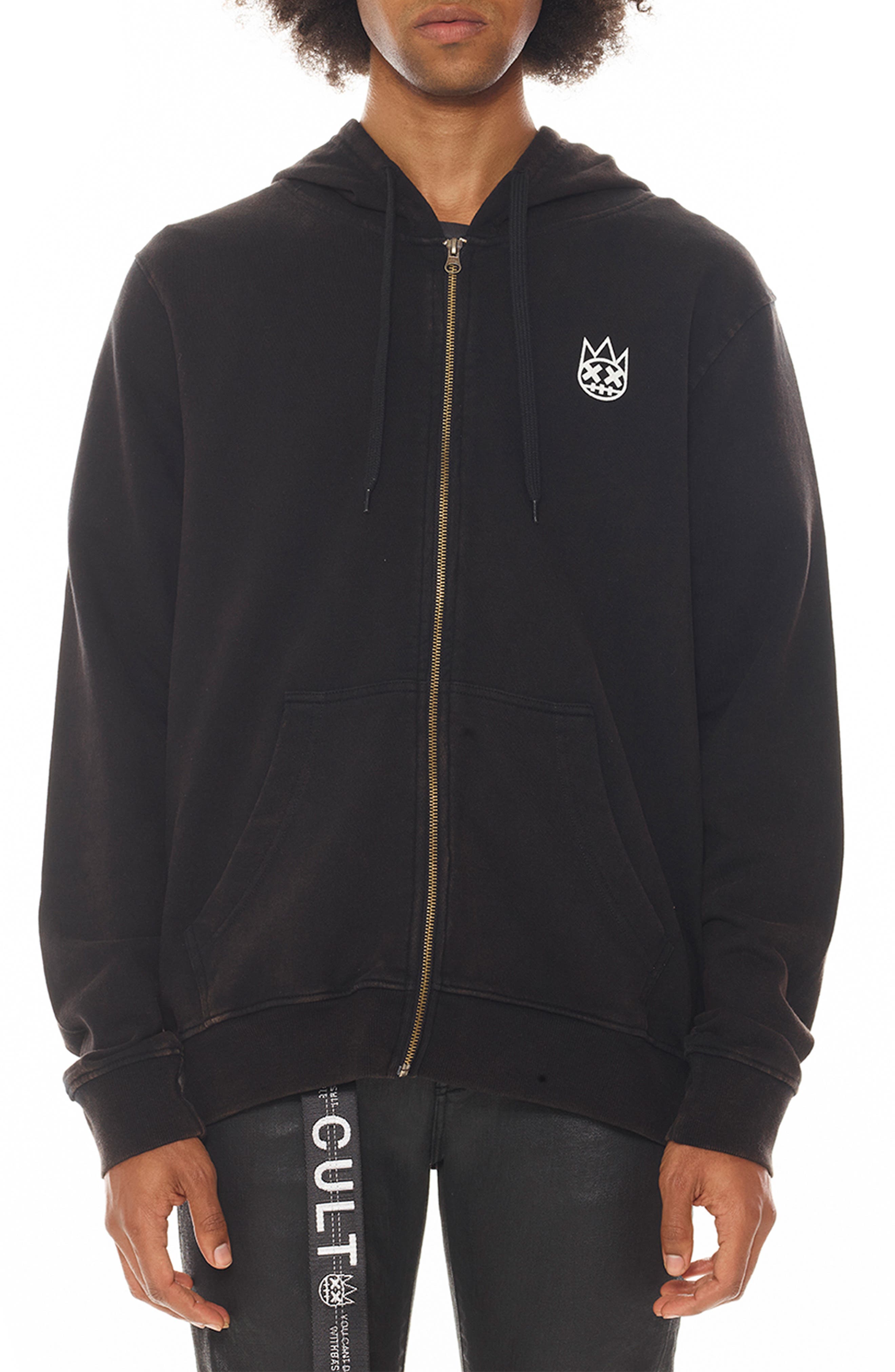 Cult of Individuality Logo French Terry Zip Graphic Hoodie | Nordstromrack