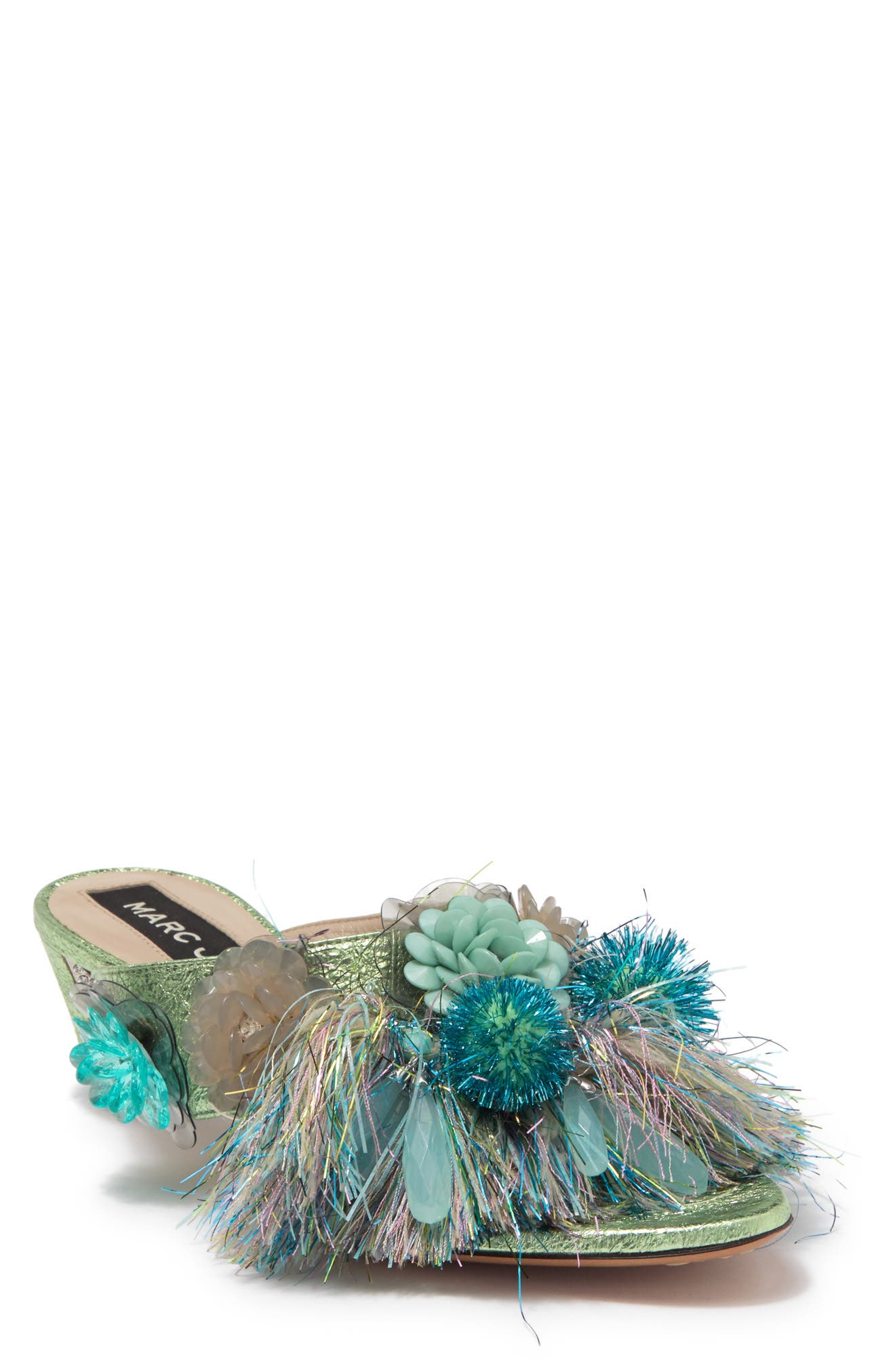 Marc Jacobs Embellished Fringe Slide Sandal | Nordstromrack