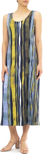 Nina Leonard Stripe Print Maxi Dress | Nordstromrack