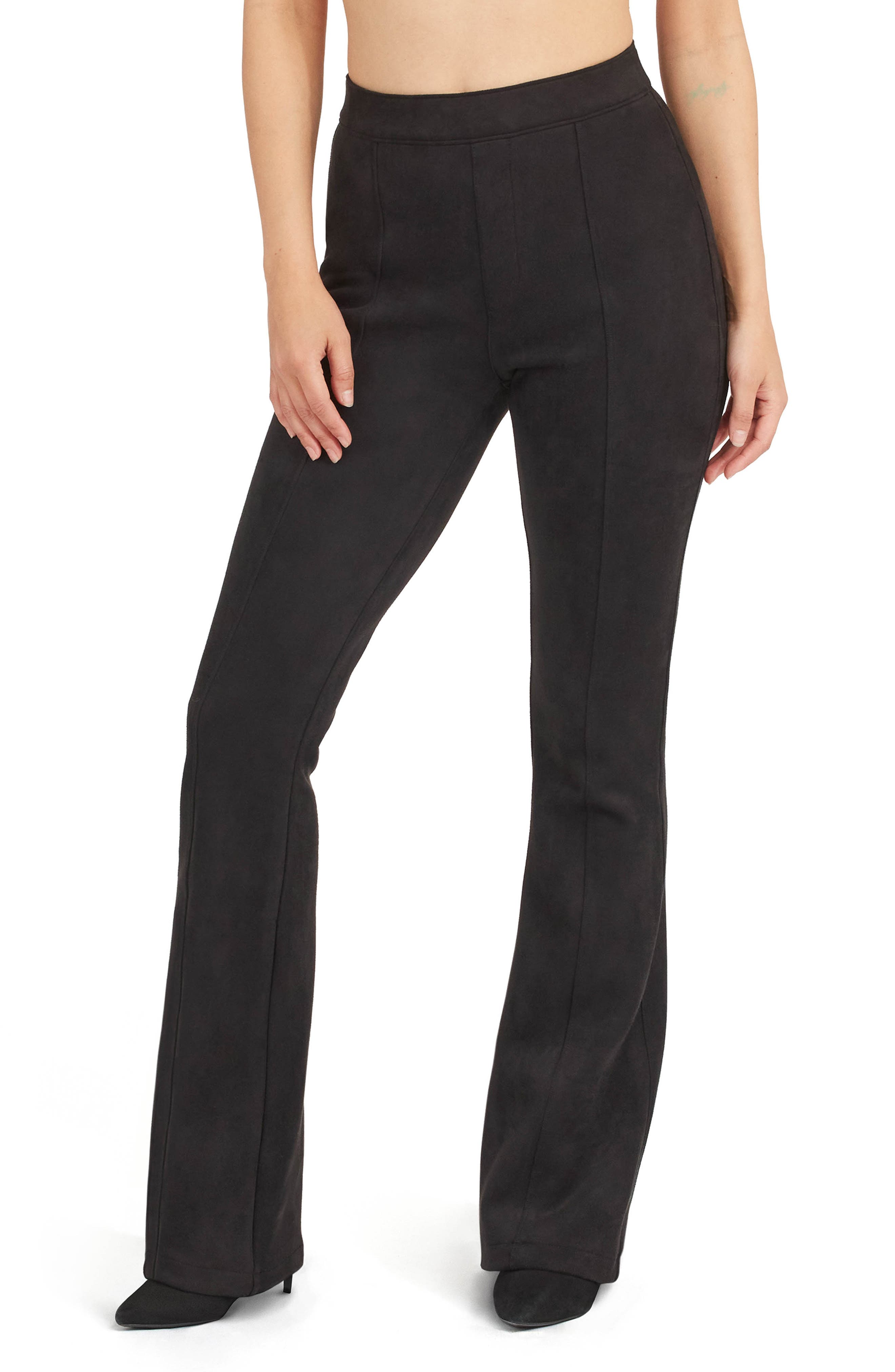 Spanx Faux Suede Flare Pants