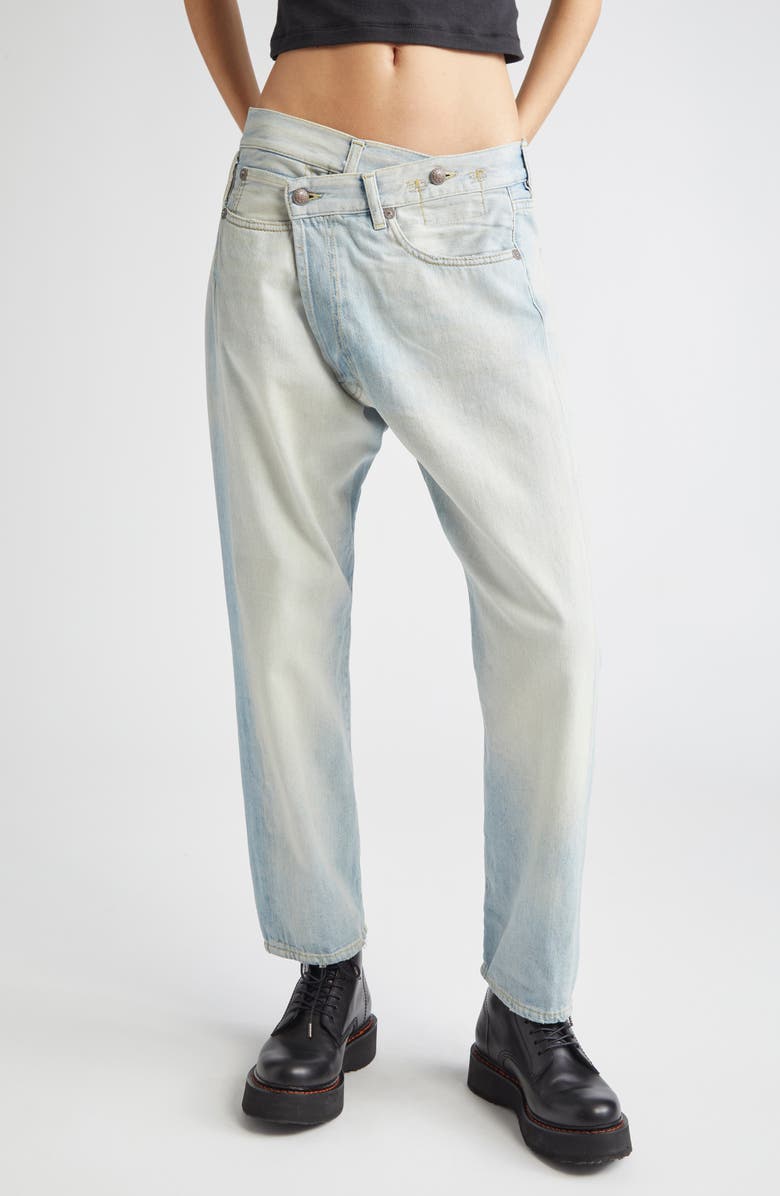 R13 Crossover Straight Leg Jeans | Nordstromrack