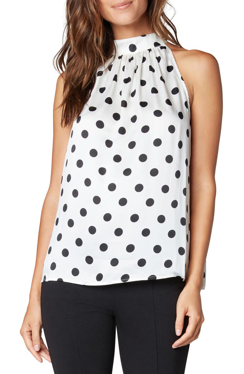Liverpool Los Angeles Polka Dot Halter Top | Nordstrom