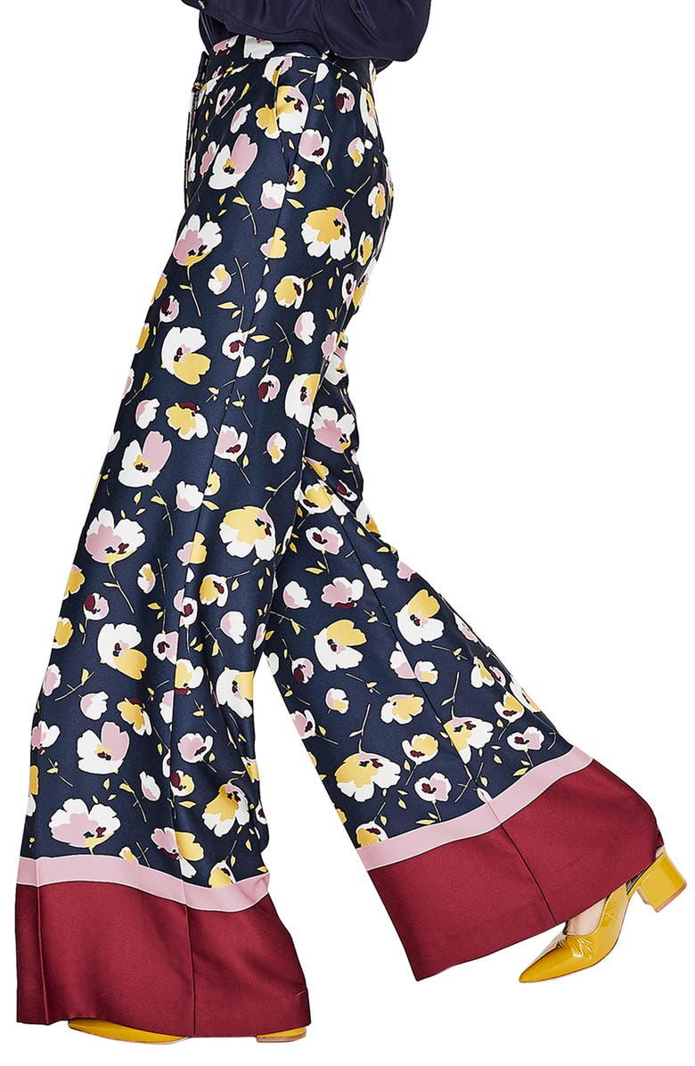 Boden Hotch Potch Hem Wide Leg Pants | Nordstrom