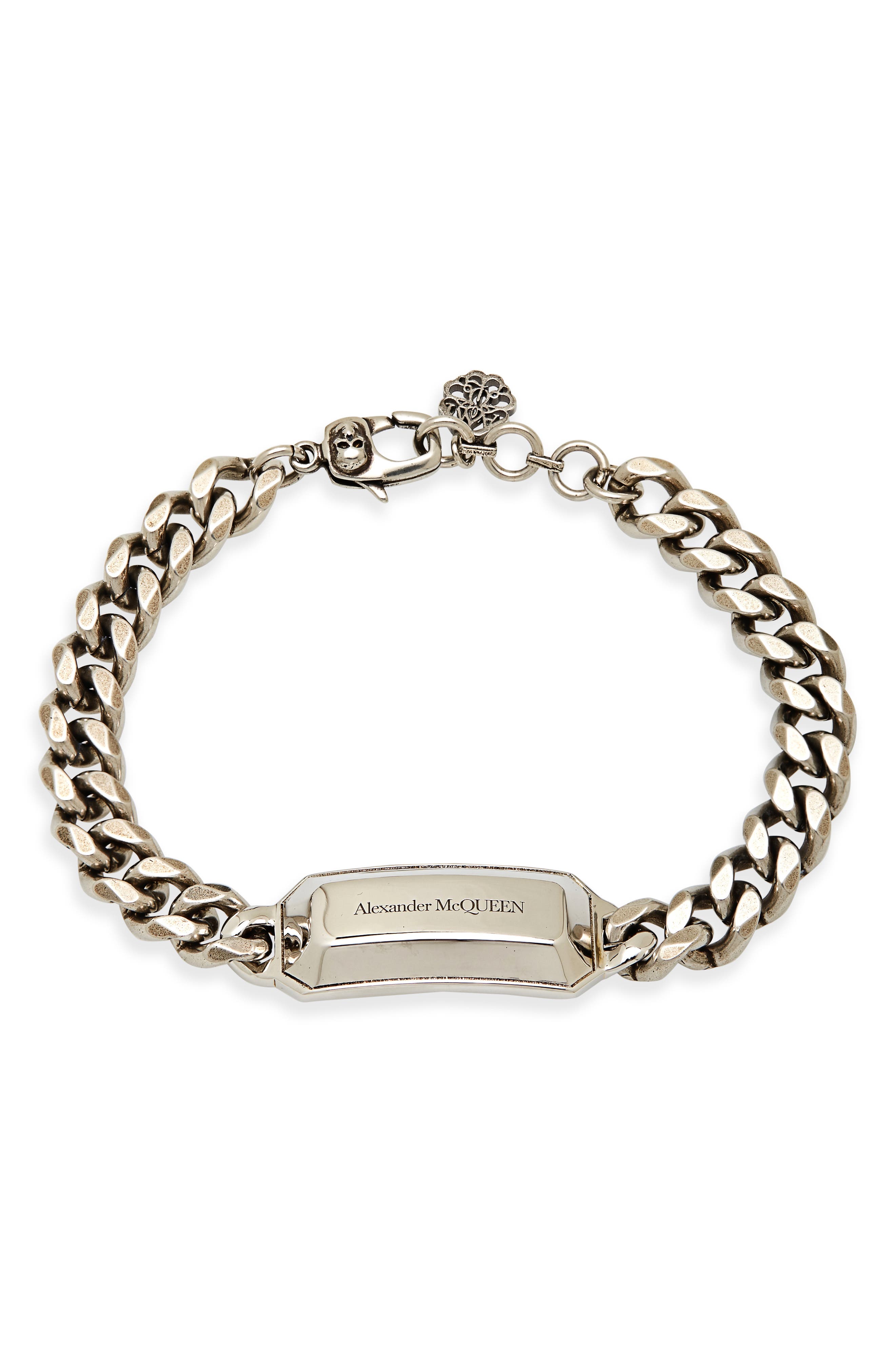McQueen Men's Logo ID Chain Bracelet | Nordstromrack