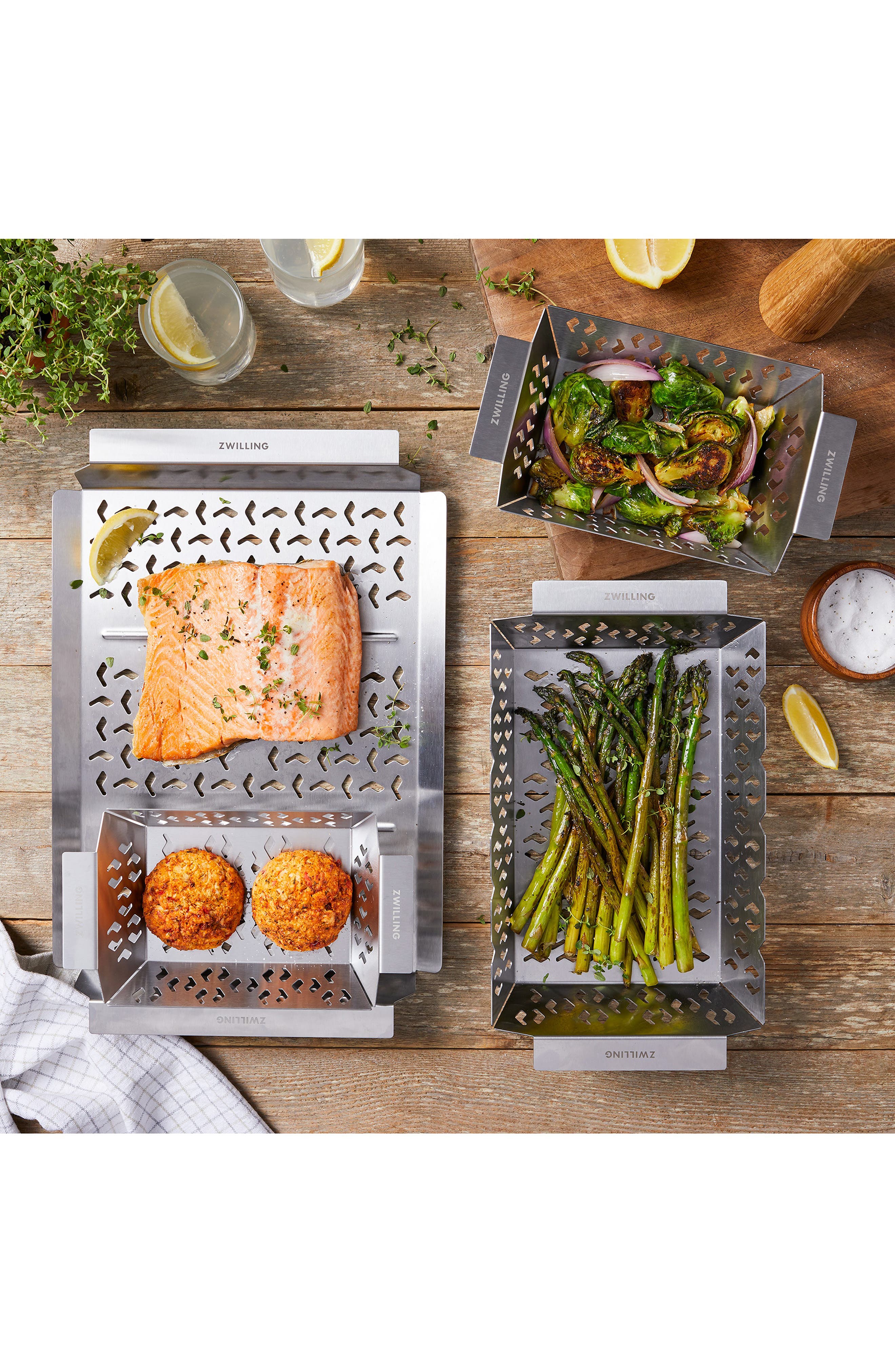 ZWILLING Barbecue 4-Piece Grill Basket Set | Nordstrom
