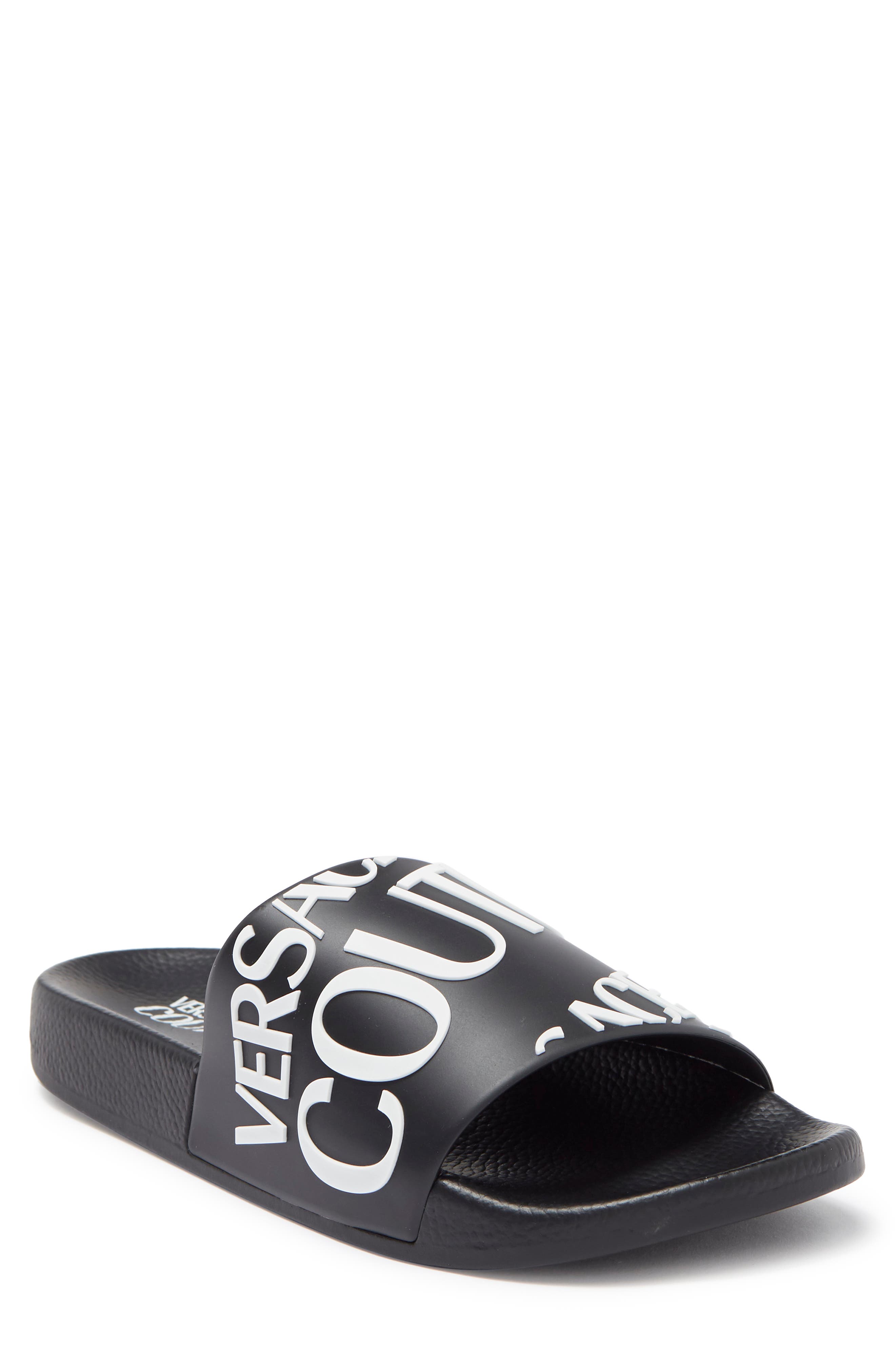 Versace Jeans Logo Slide Sandal (Women) | Nordstromrack