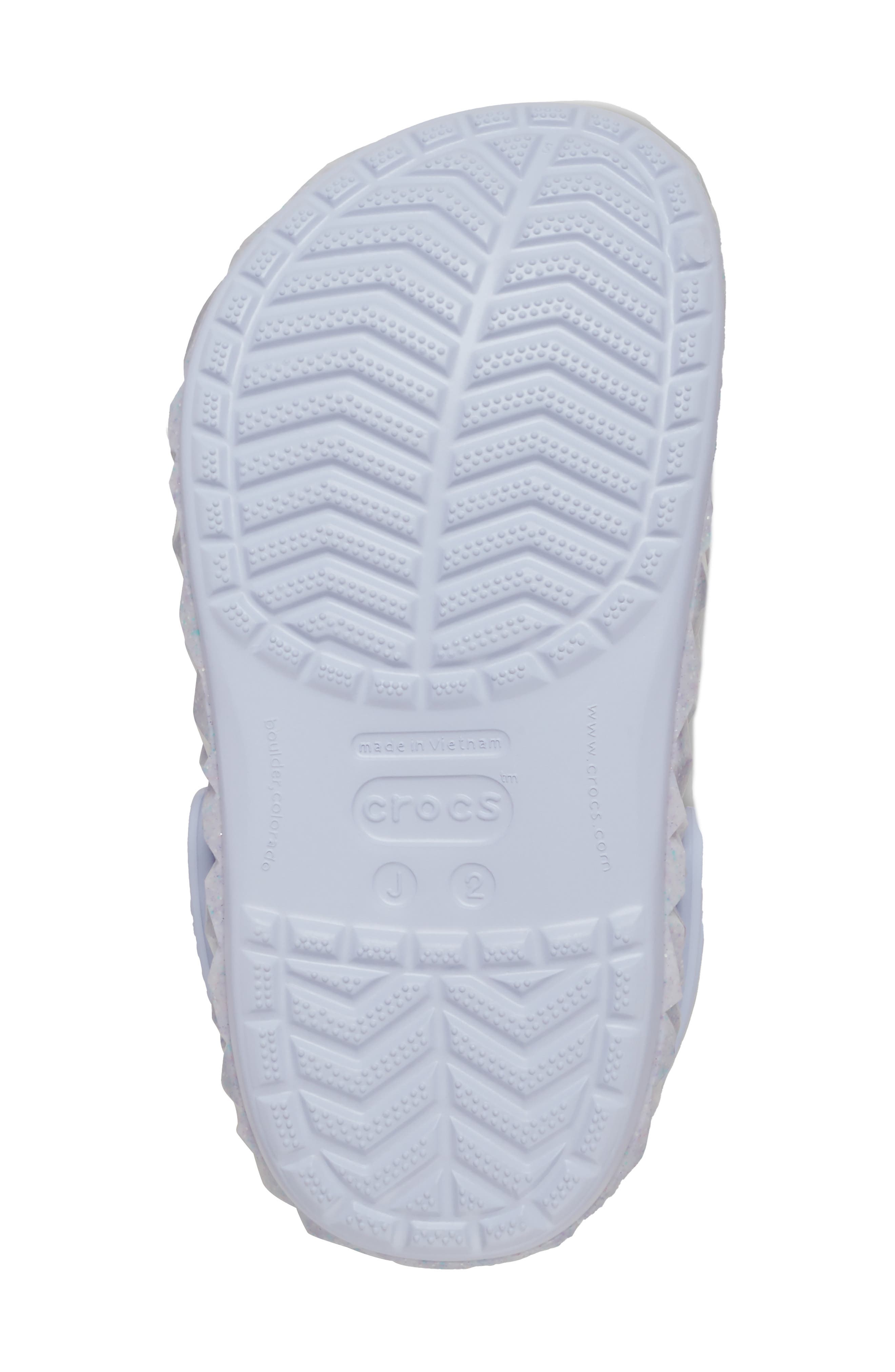 CROCS Kids' Classic Geometric Glitter Band Clog | Nordstromrack