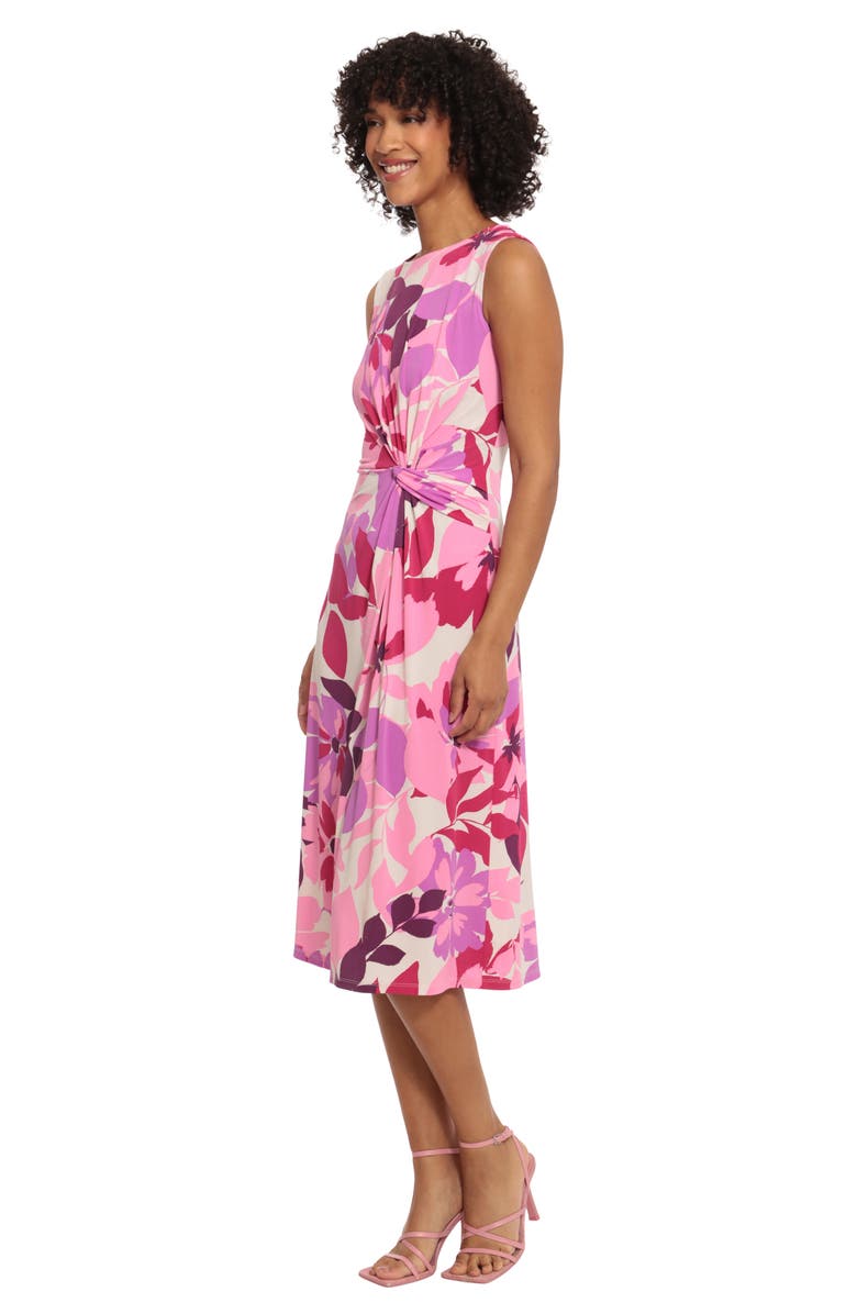 Maggy London Sleeveless Midi Side Twist Dress | Nordstromrack