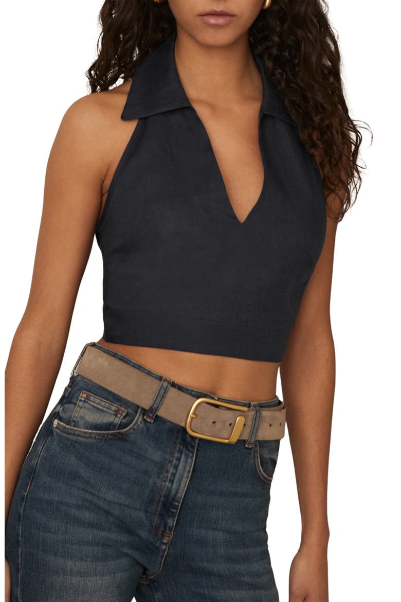 Cara Halter Tie Back Crop Top (Women) | Nordstromrack