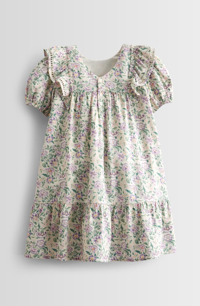 Nordstrom Kids' Floral Print Ruffle Puff Sleeve Dress | Nordstromrack