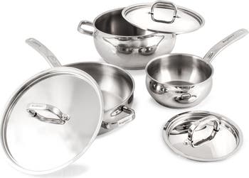 BergHOFF Stainless Steel Belly 6-Piece Cookware Set | Nordstromrack