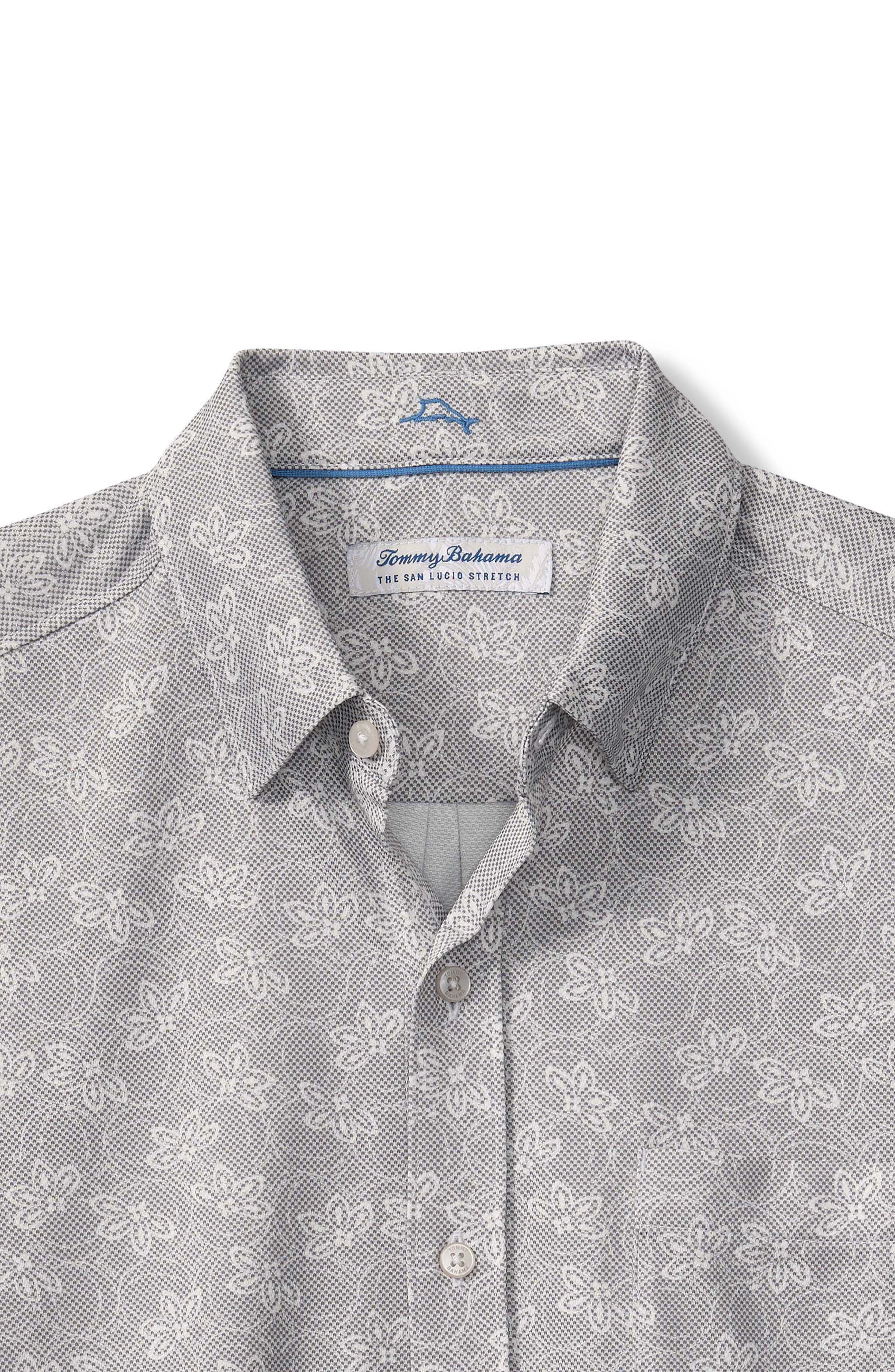 Tommy Bahama San Lucio Lotus Floral IslandZone® Short Sleeve Cotton ...