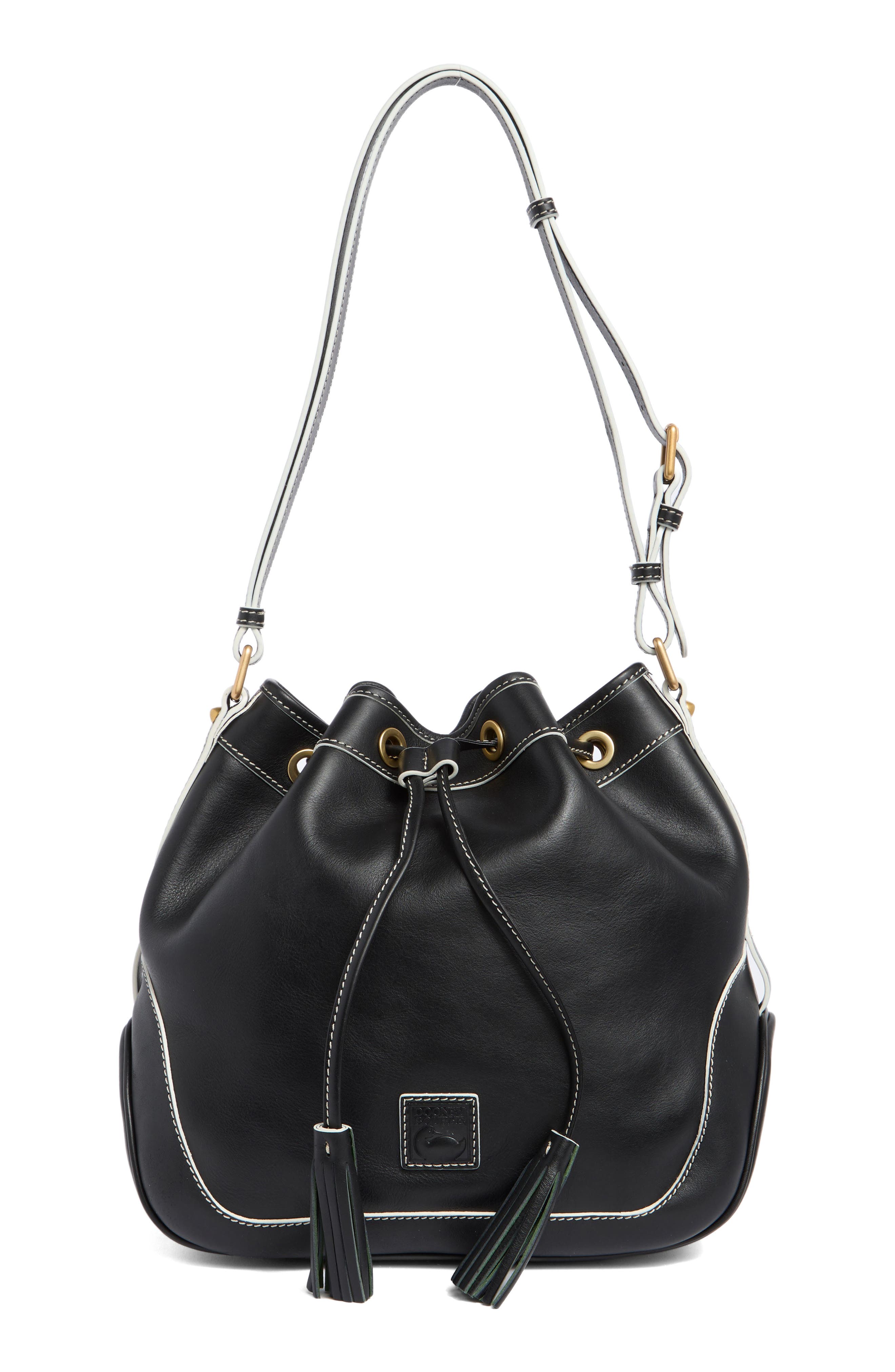Dooney & Bourke Drawstring Leather Shoulder Bag | Nordstromrack