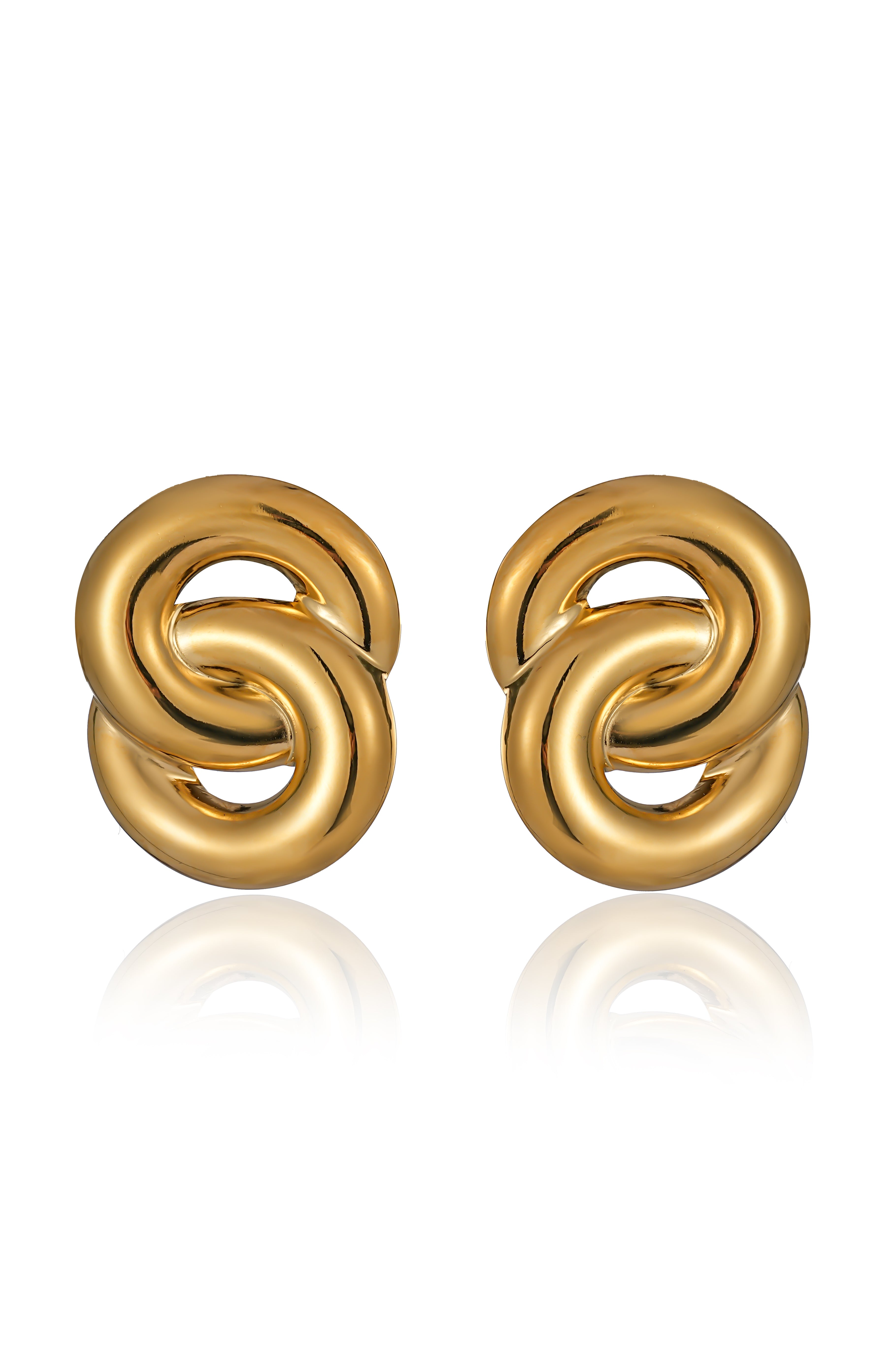 Kellery Rosalía Gold-Toned Baroque Copper Earrings | Nordstrom