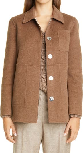 Lafayette 148 New York Pascal Two-Tone Wool & Cashmere Jacket | Nordstrom