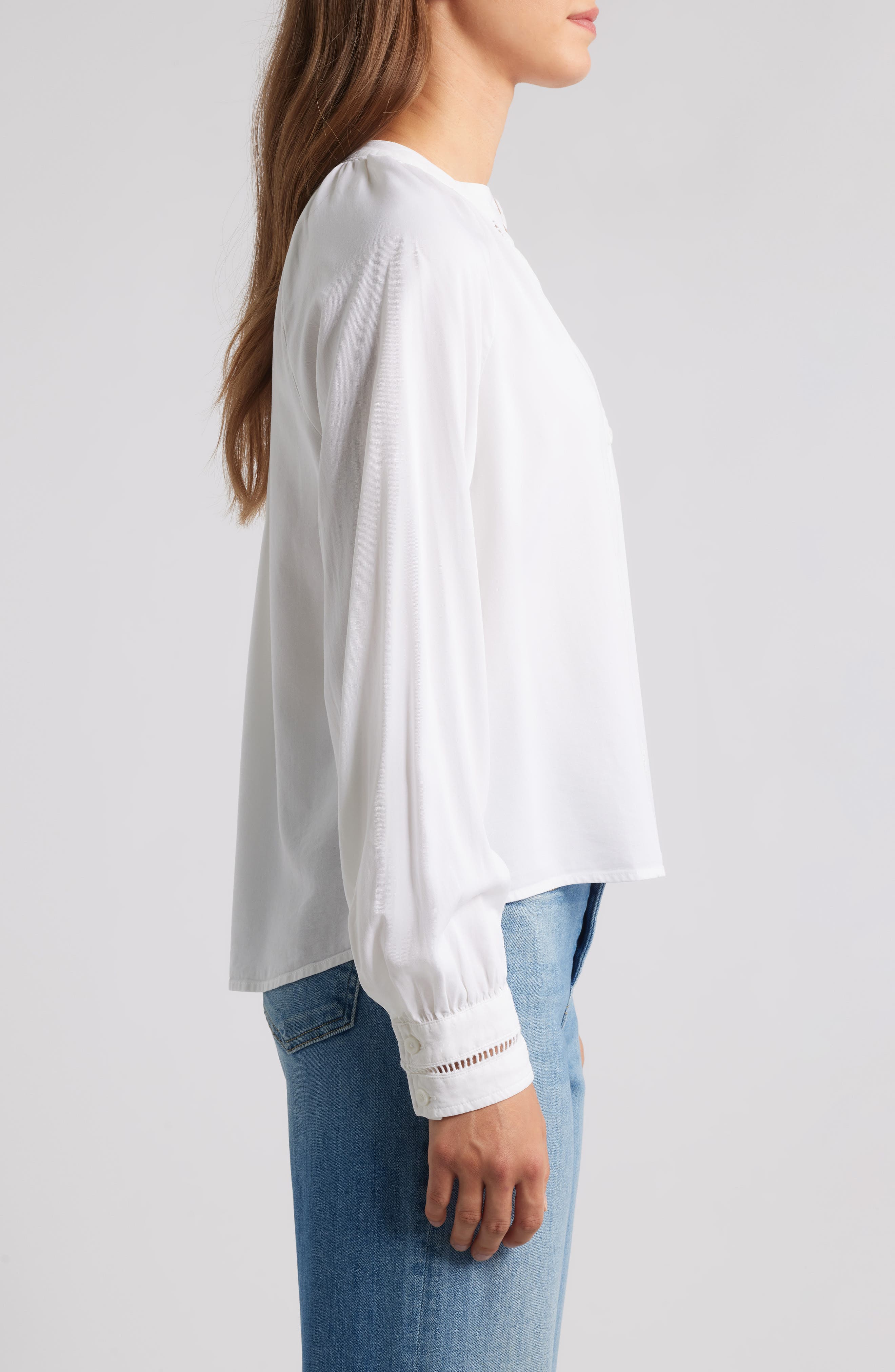 Cloth & Stone Shirred Button-Up Shirt | Nordstromrack